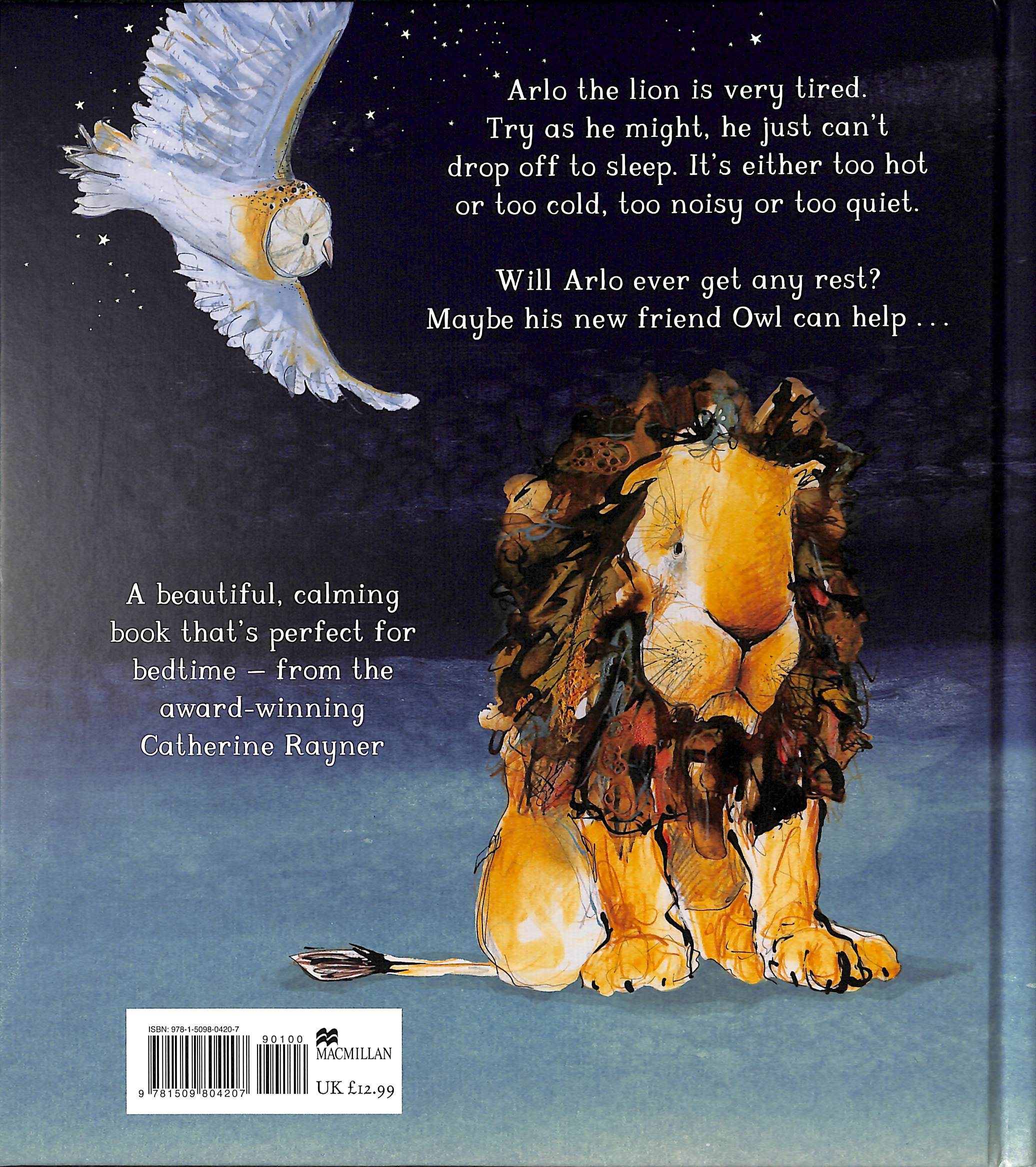 arlo the lion who couldn t sleep rayner catherine see all formats and ...