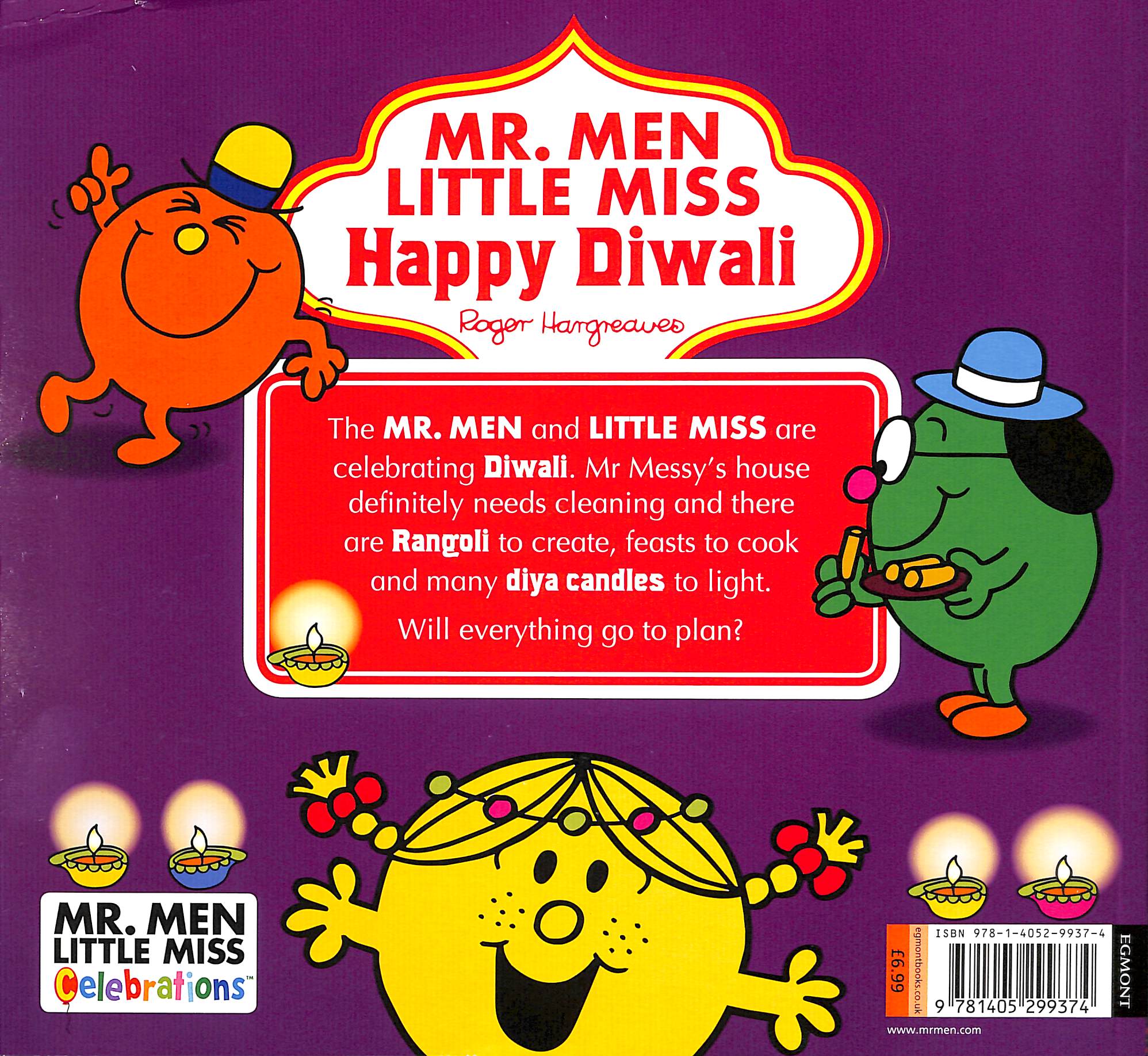 Mr. Men Little Miss Happy Diwali by Hargreaves, Adam (9781405299374 ...