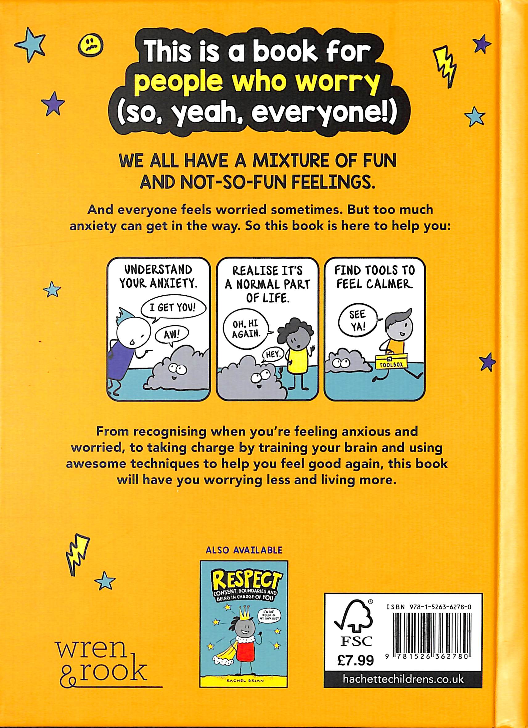 The Worry (Less) Book by Brian, Rachel (9781526362780) | Browns Books