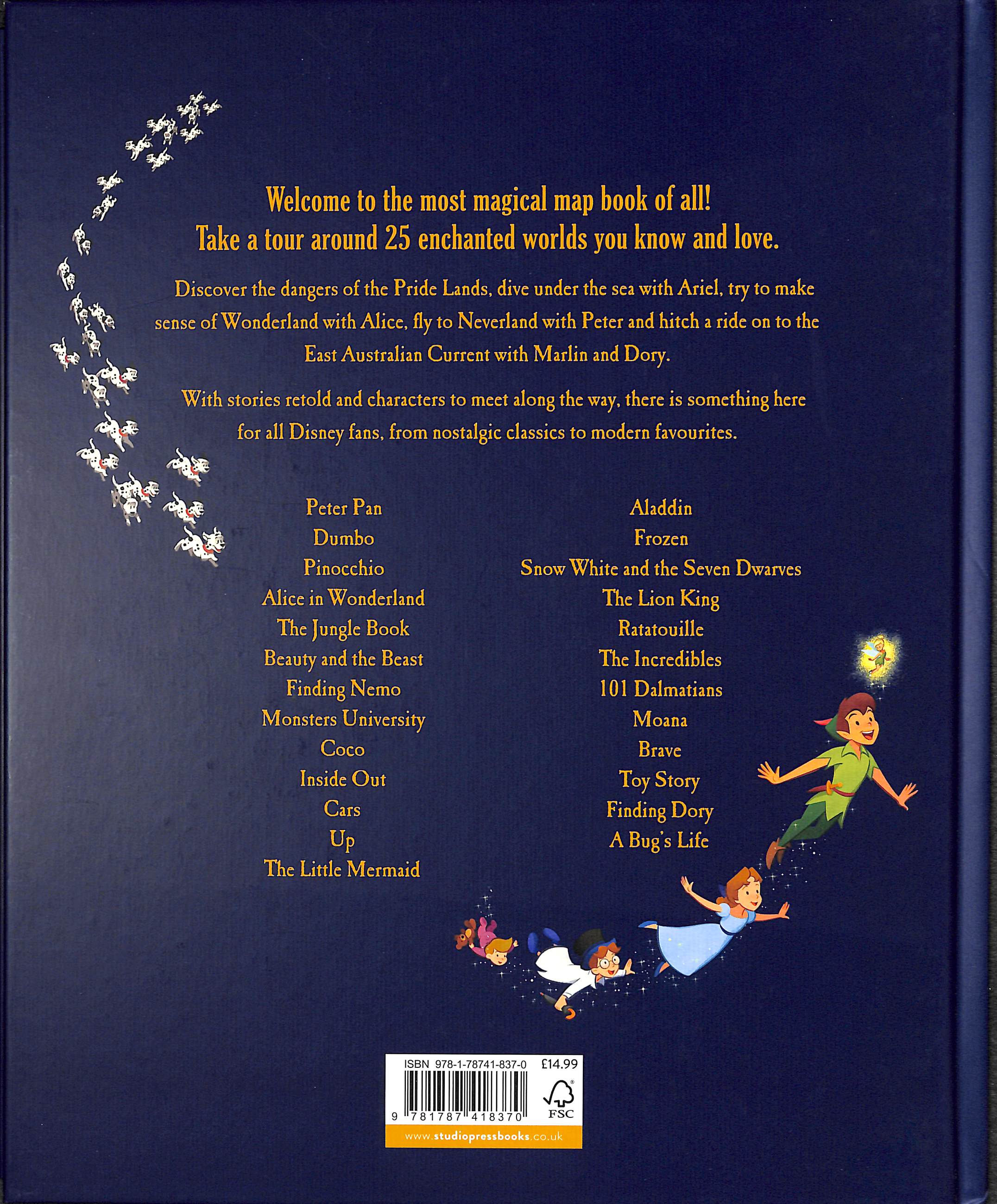 Disney book of maps : a guide to the magical worlds of Disney and Pixar