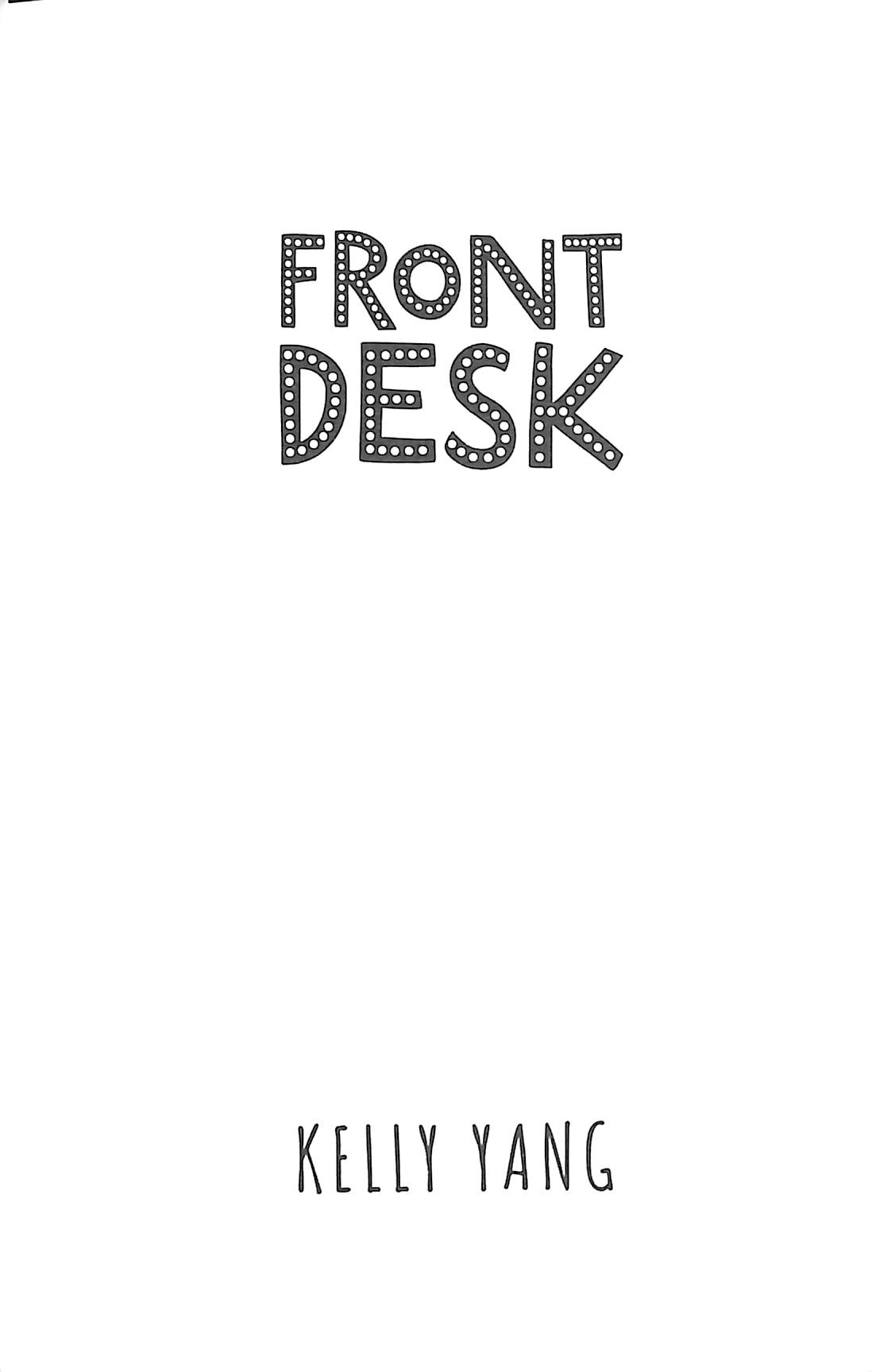 Front desk by YANG, KELLY (9781913311094) | BrownsBfS