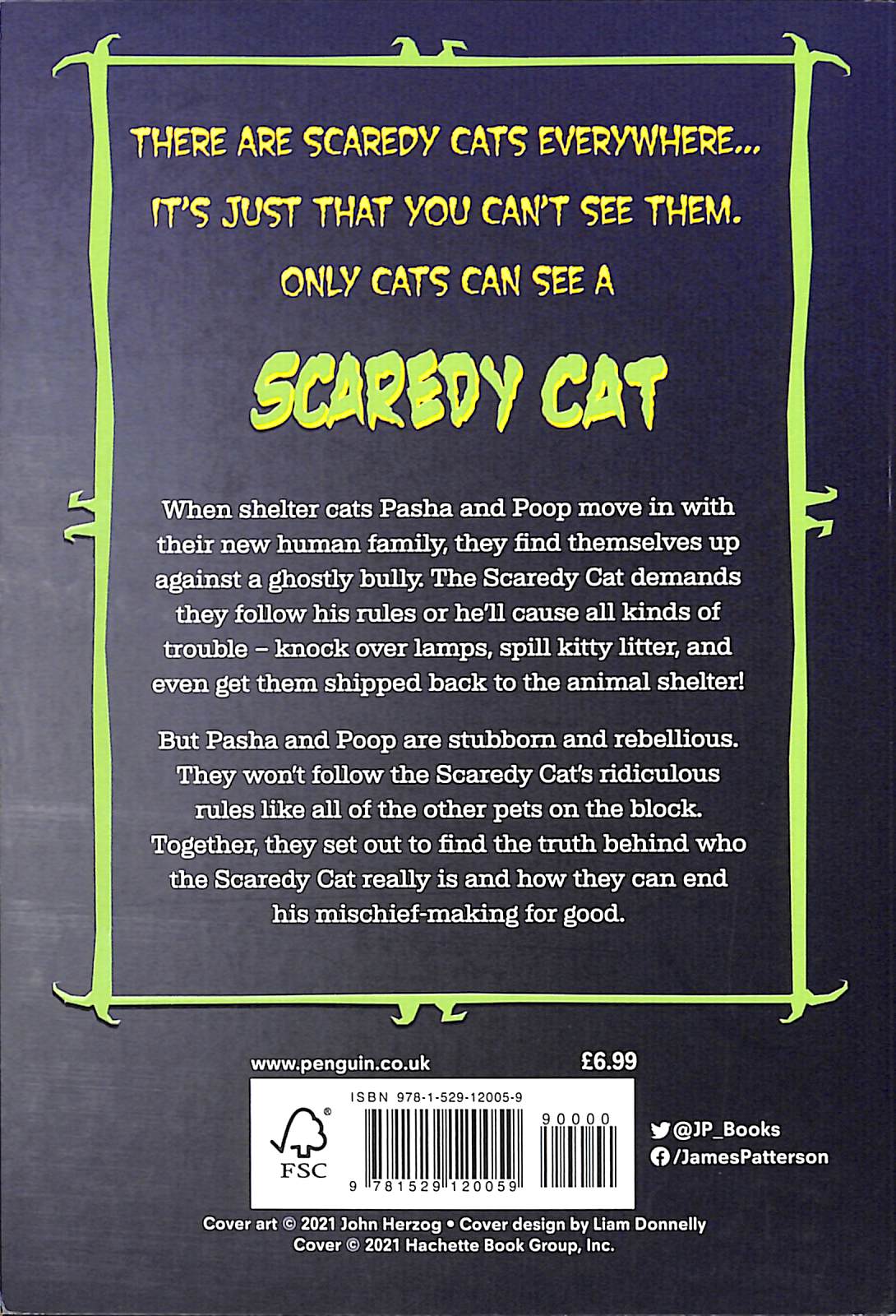 Scaredy Cat by Patterson, James (9781529120059) | Browns Books