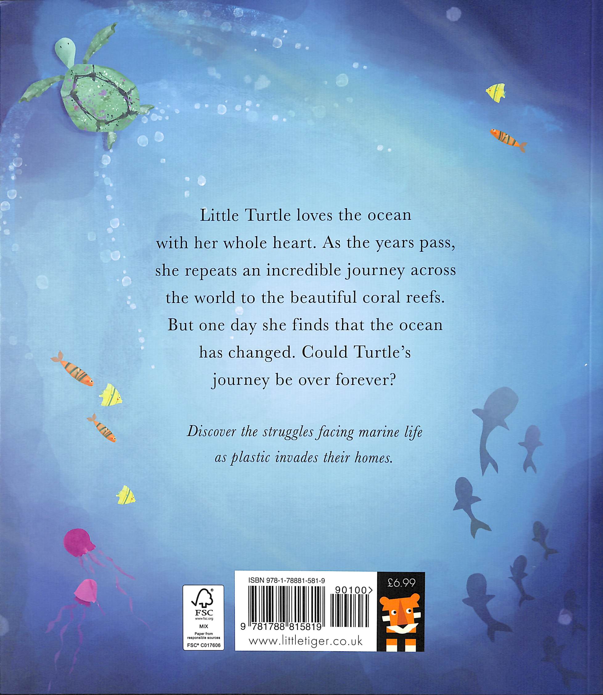 Little Turtle and the Sea by Davies, Becky (9781788815819) | Browns Books