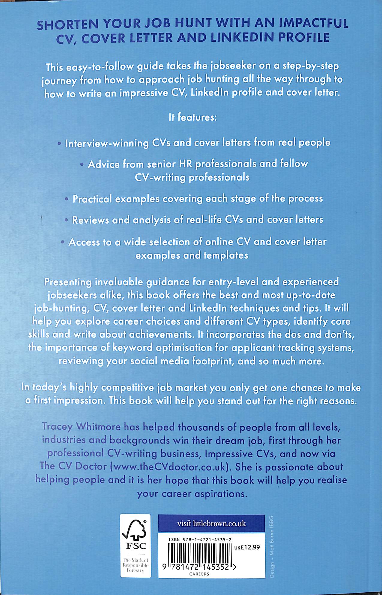 How to Write an Impressive CV and Cover Letter by Whitmore, Tracey ...