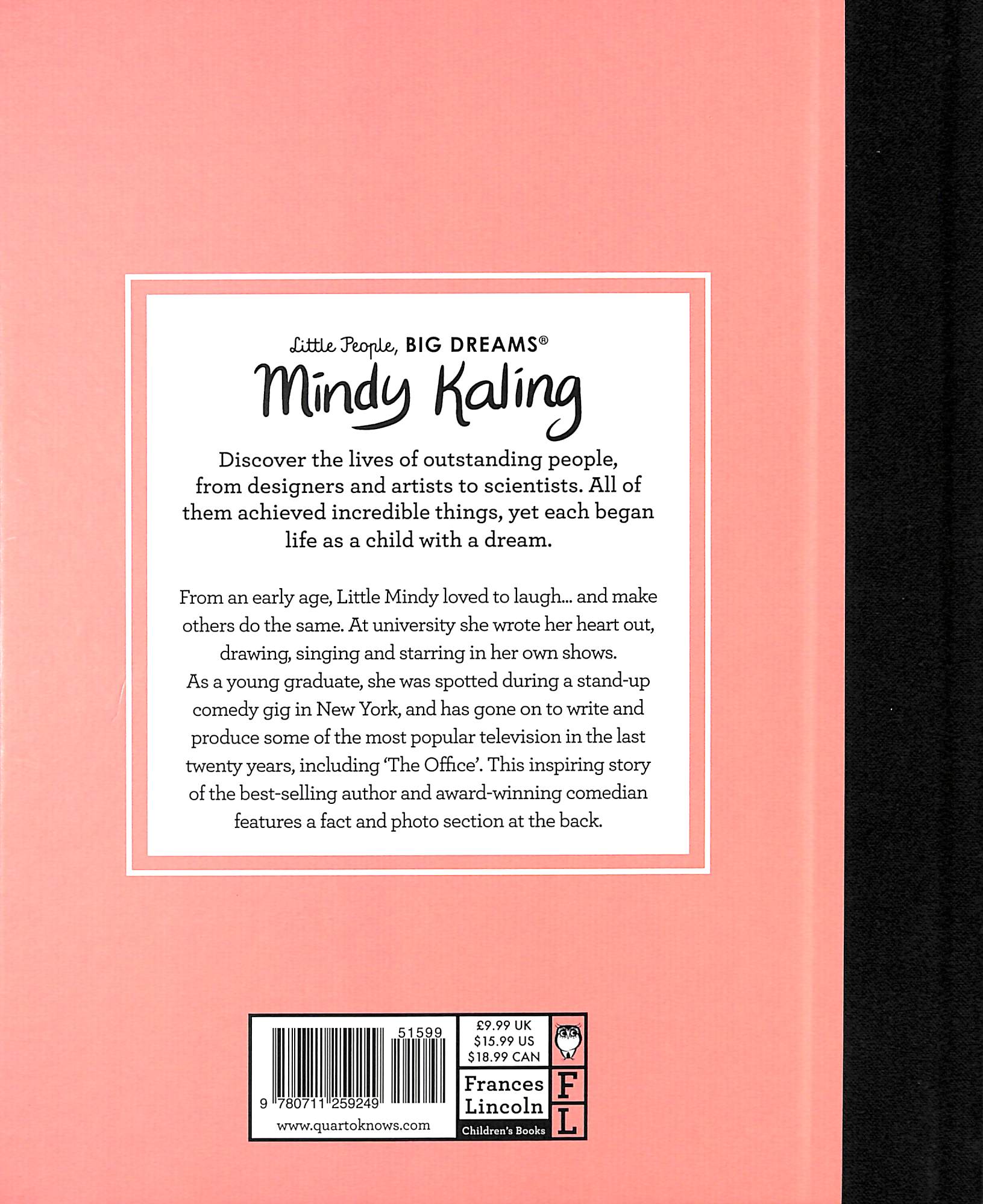 Mindy Kaling by Sanchez Vegara, Maria Isabel (9780711259249) | Browns Books