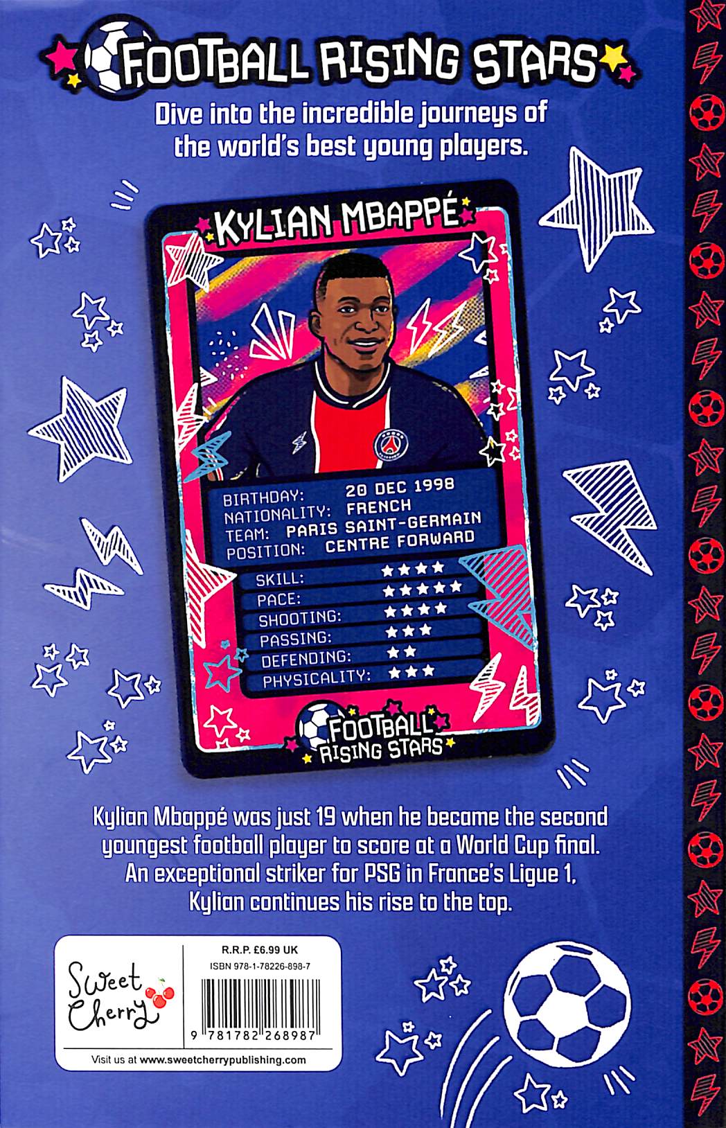 Football Rising Stars: Kylian Mbappe by MEREDITH, HARRY (9781782268987 ...