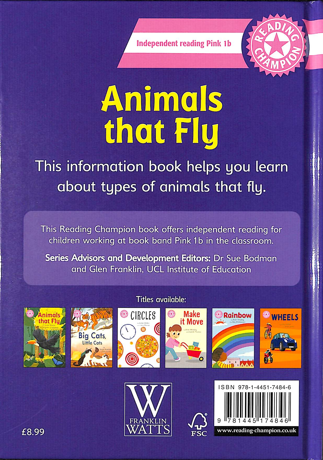 Reading Champion: Animals That Fly by Walter, Jackie (9781445174846 ...