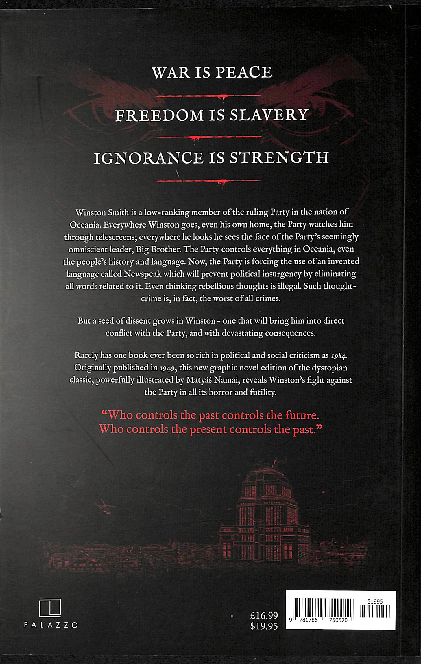 George Orwell's 1984 by Namai, Matyas (9781786750570) | Browns Books