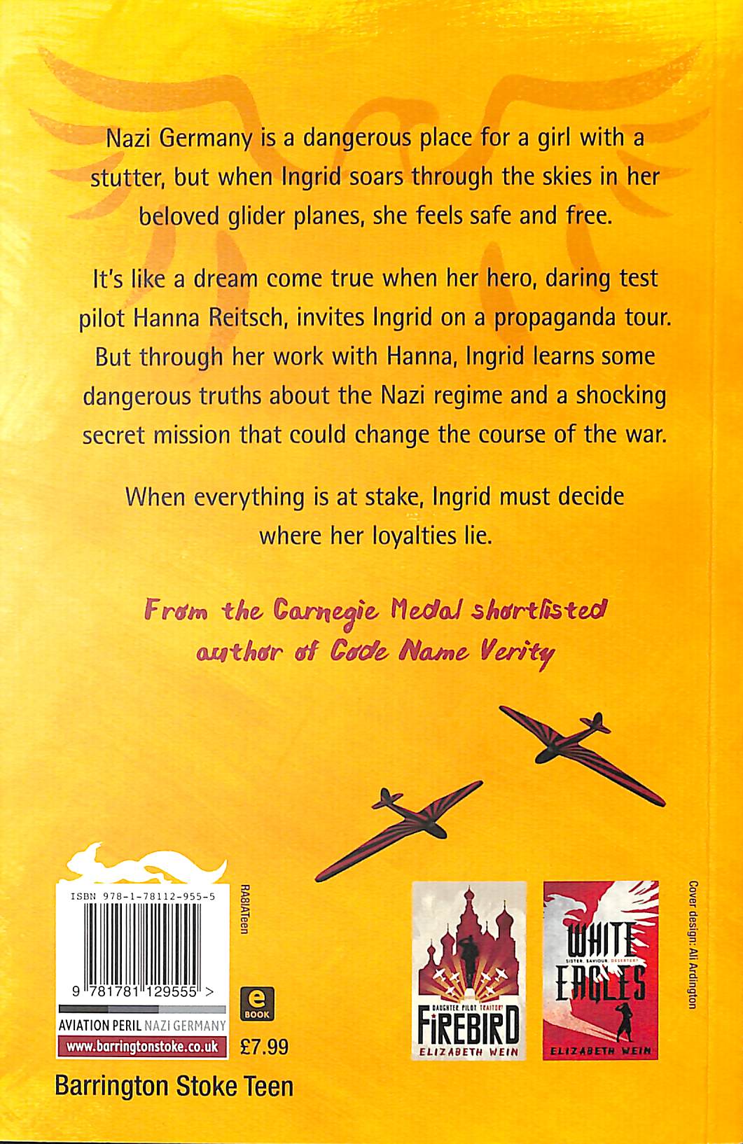 The Last Hawk by Wein, Elizabeth (9781781129555) | Browns Books