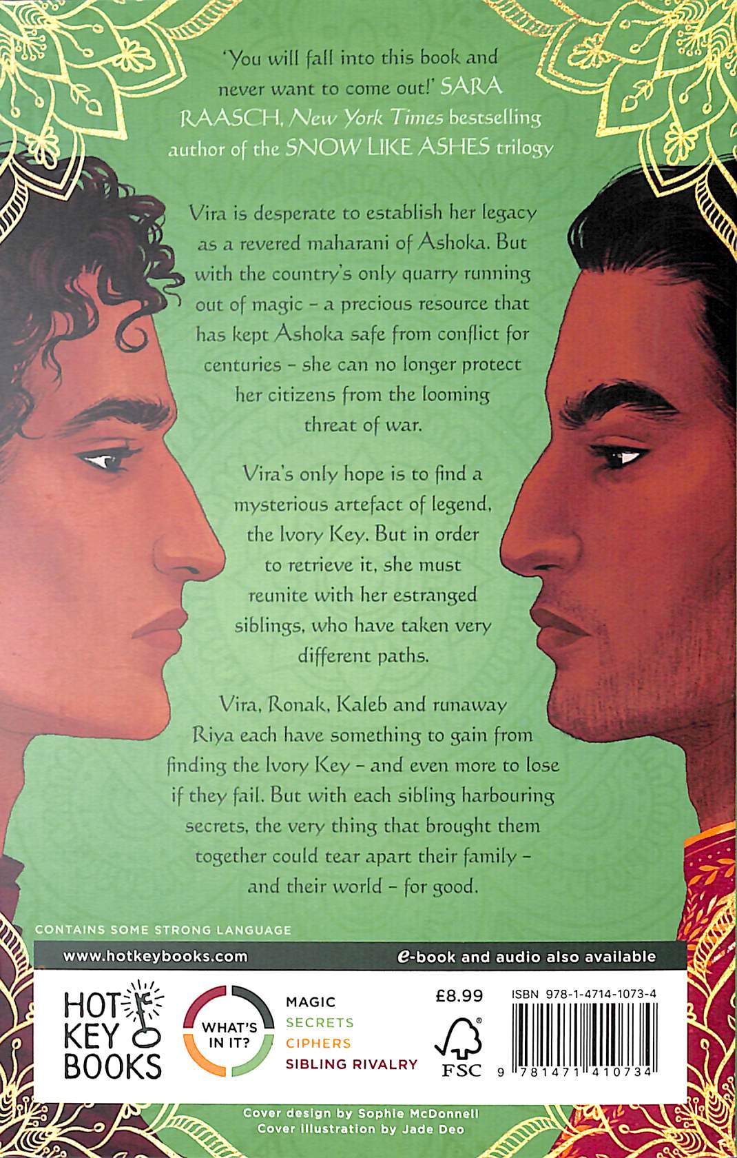 The Ivory Key by Raman, Akshaya (9781471410734) | Browns Books