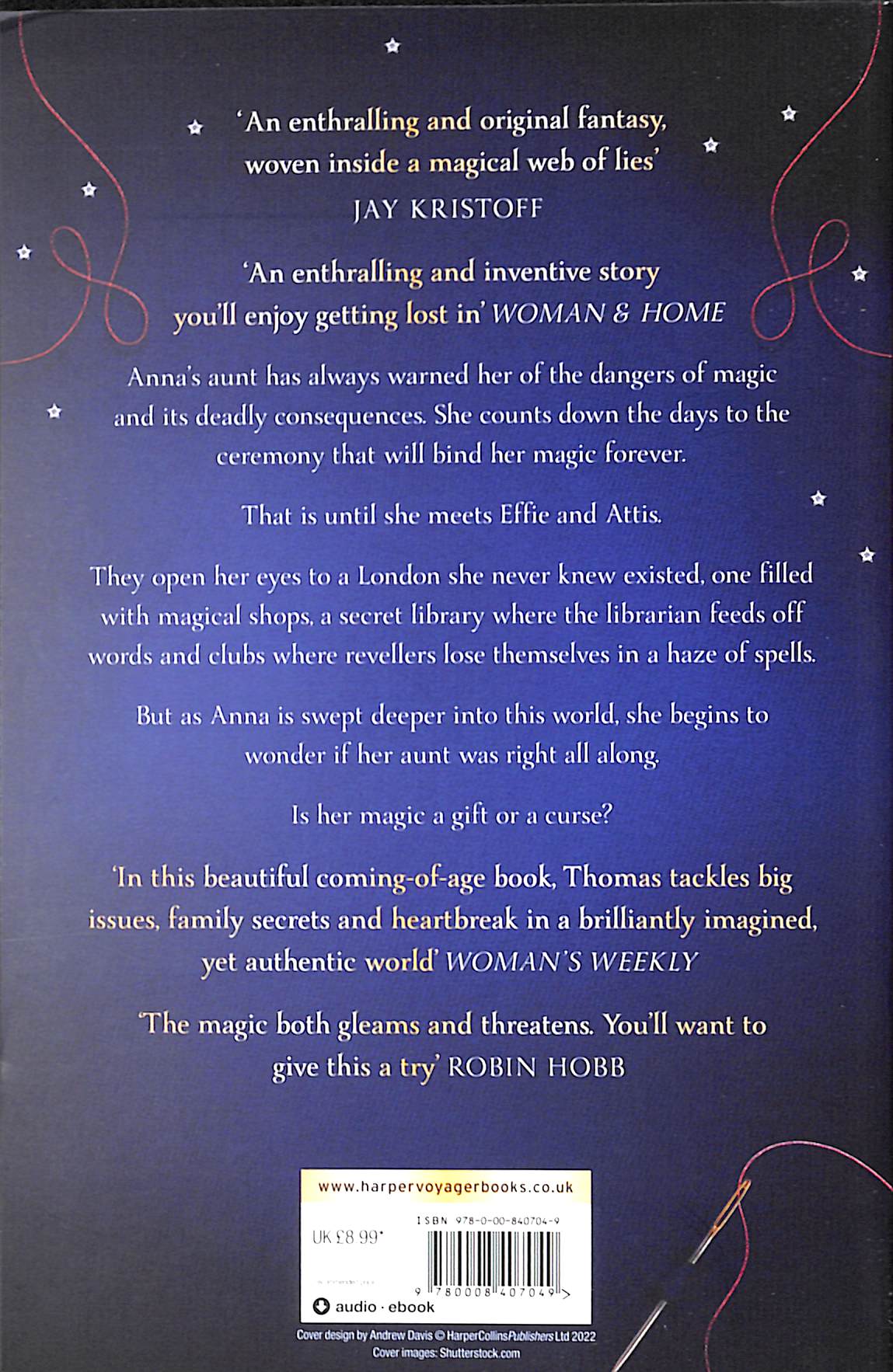 Threadneedle by Thomas, Cari (9780008407049) | Browns Books