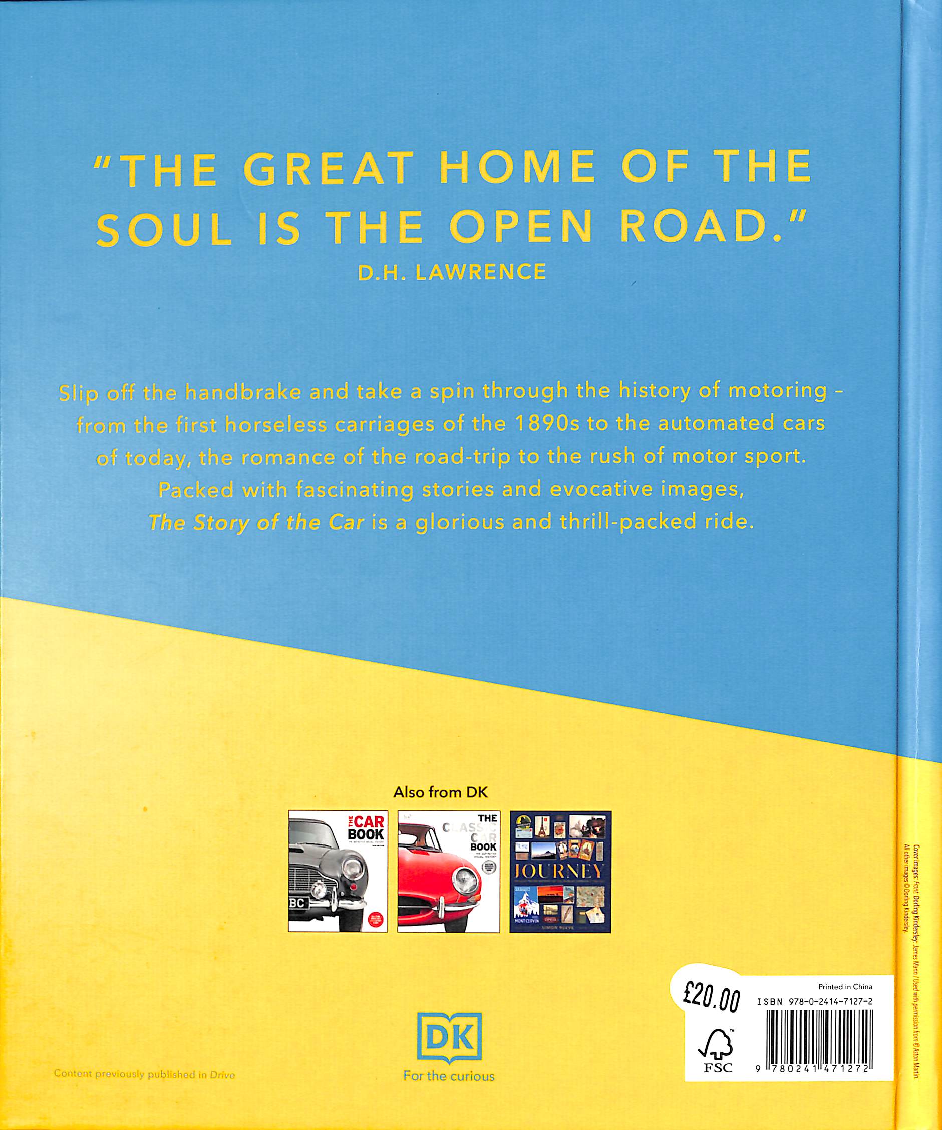 The Story of the Car by Chapman, Giles (9780241471272) | Browns Books