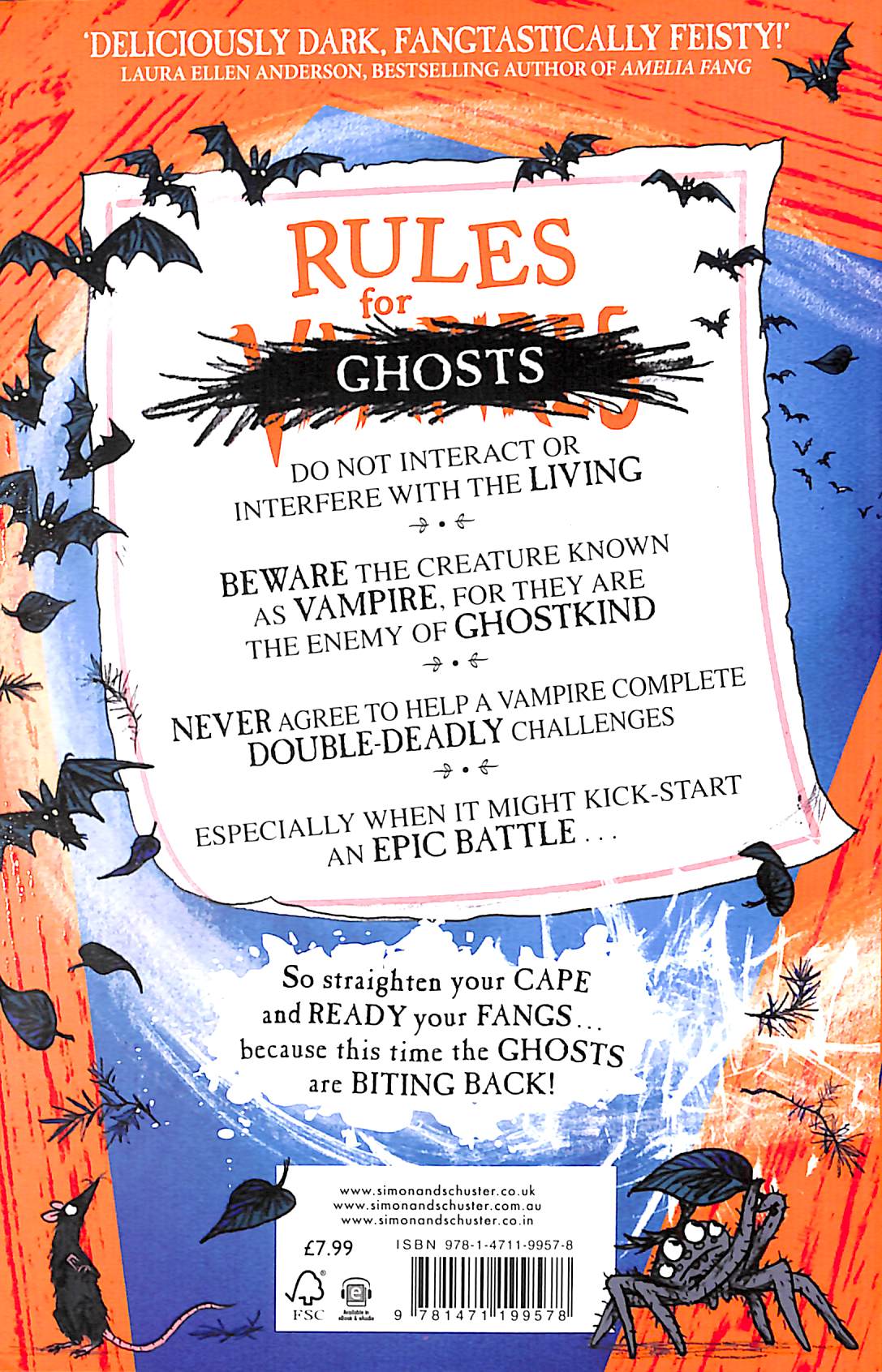 Rules for Vampires: Ghosts Bite Back by Foulkes, Alex (9781471199578 ...