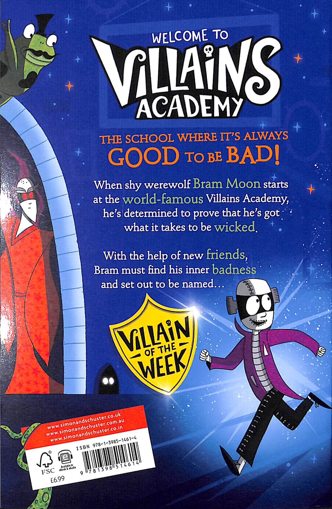 Villains Academy by Hammond, Ryan (9781398514614) | Browns Books
