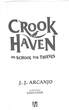 Crookhaven The School for Thieves by Arcanjo, J.J. (9781444965735 ...