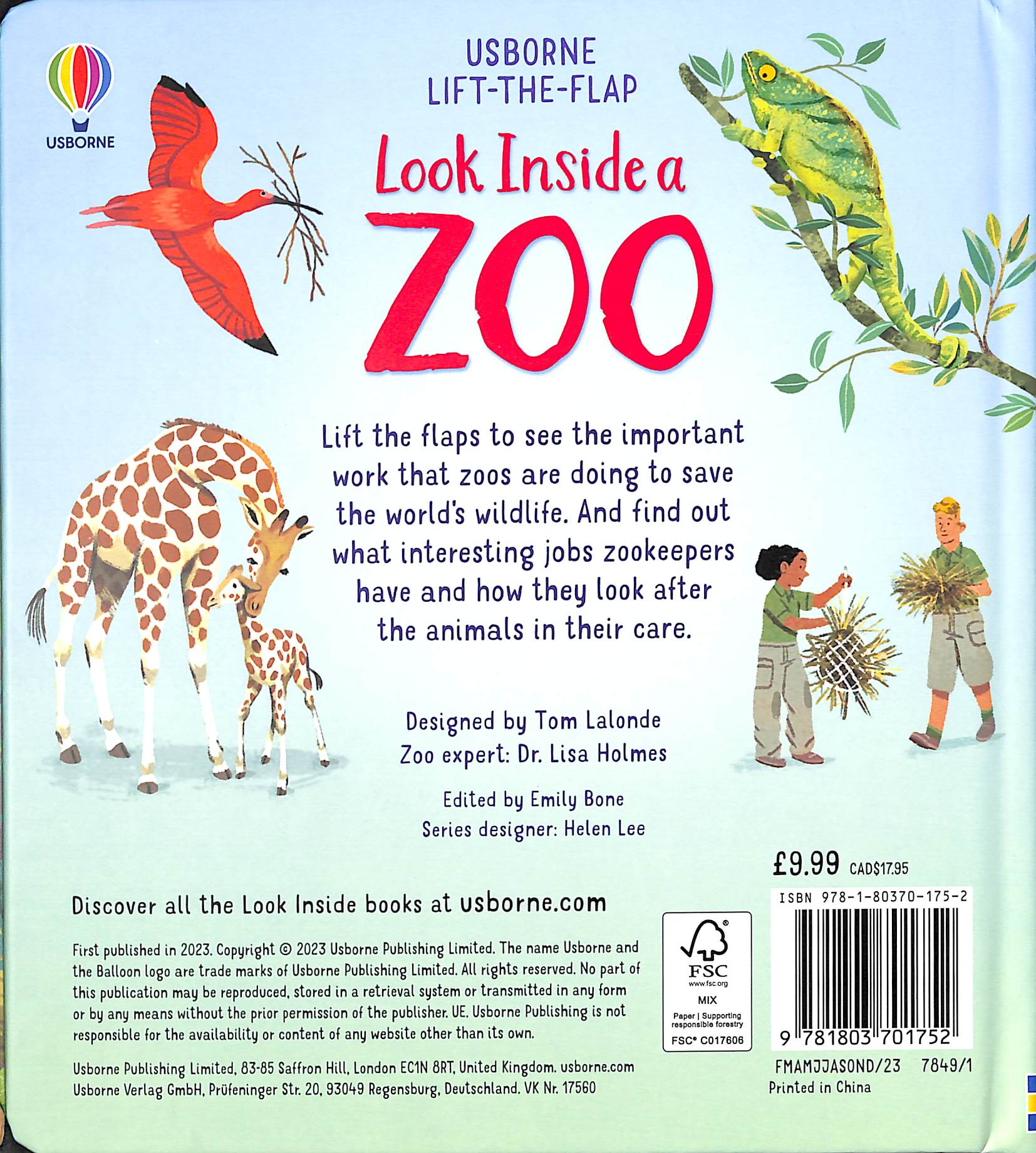 Look Inside a Zoo by Lacey, Minna (9781803701752) | Browns Books
