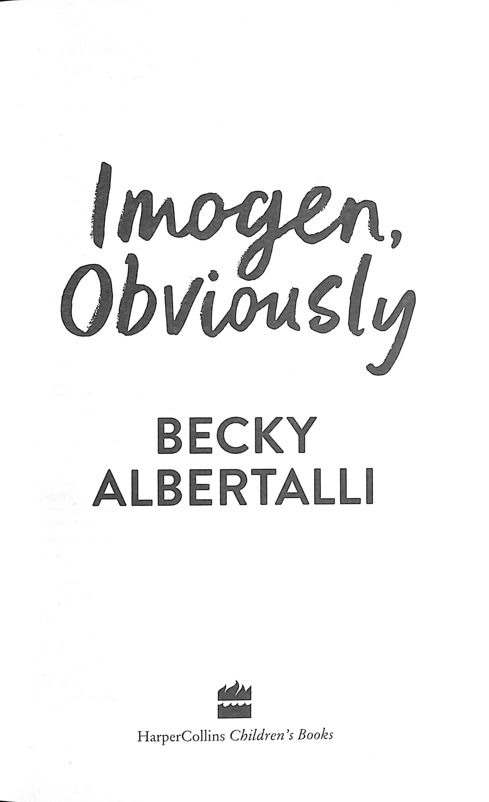 Imogen, Obviously by Albertalli, Becky (9780008607333) | Browns Books