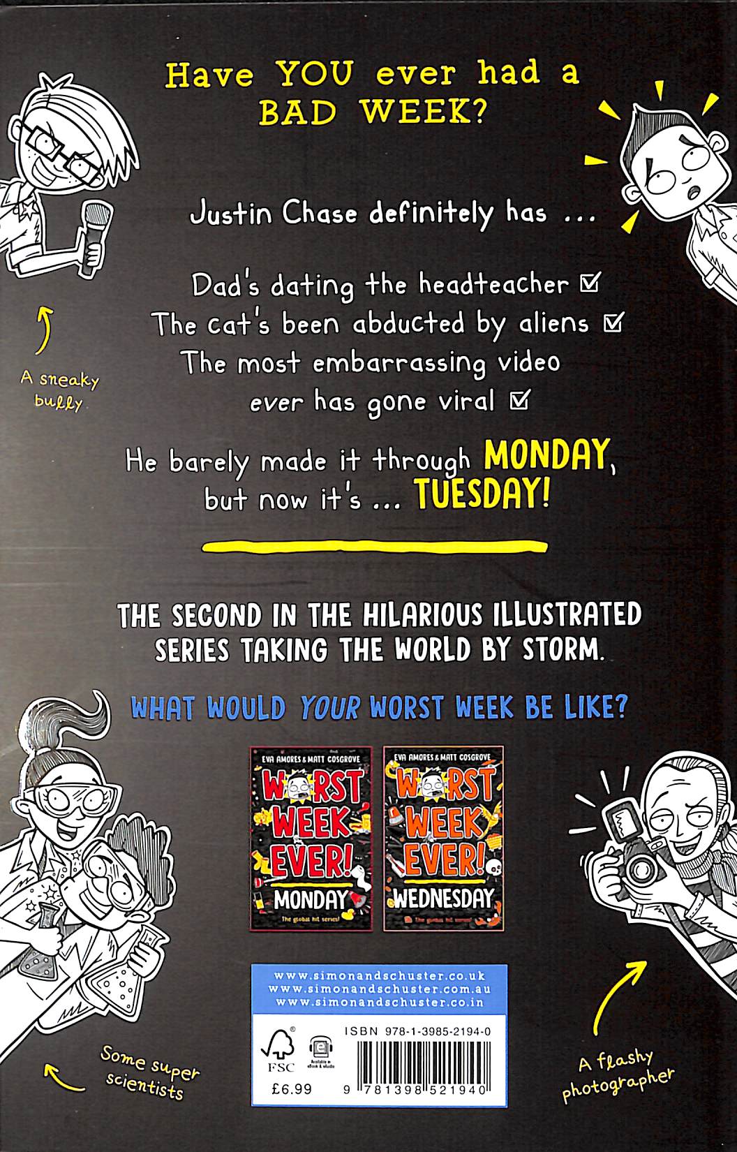 Worst Week Ever! Tuesday by Amores, Eva (9781398521940) | Browns Books