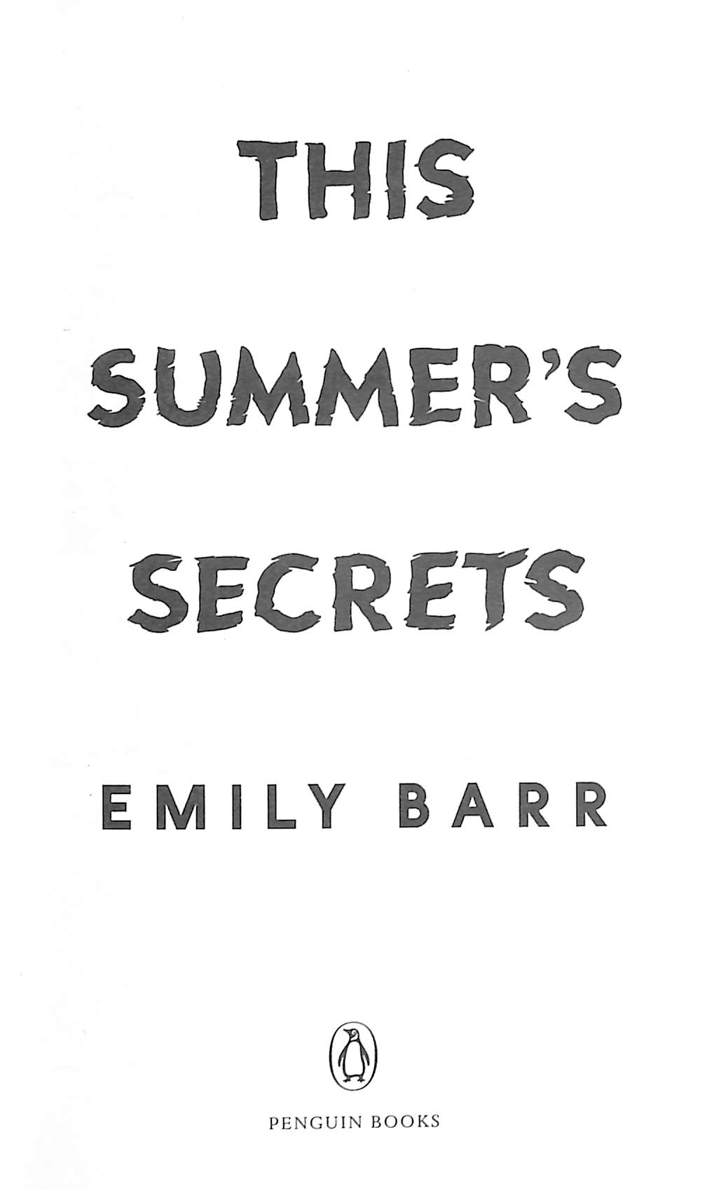 This Summer's Secrets by Barr, Emily (9780241481905) | Browns Books