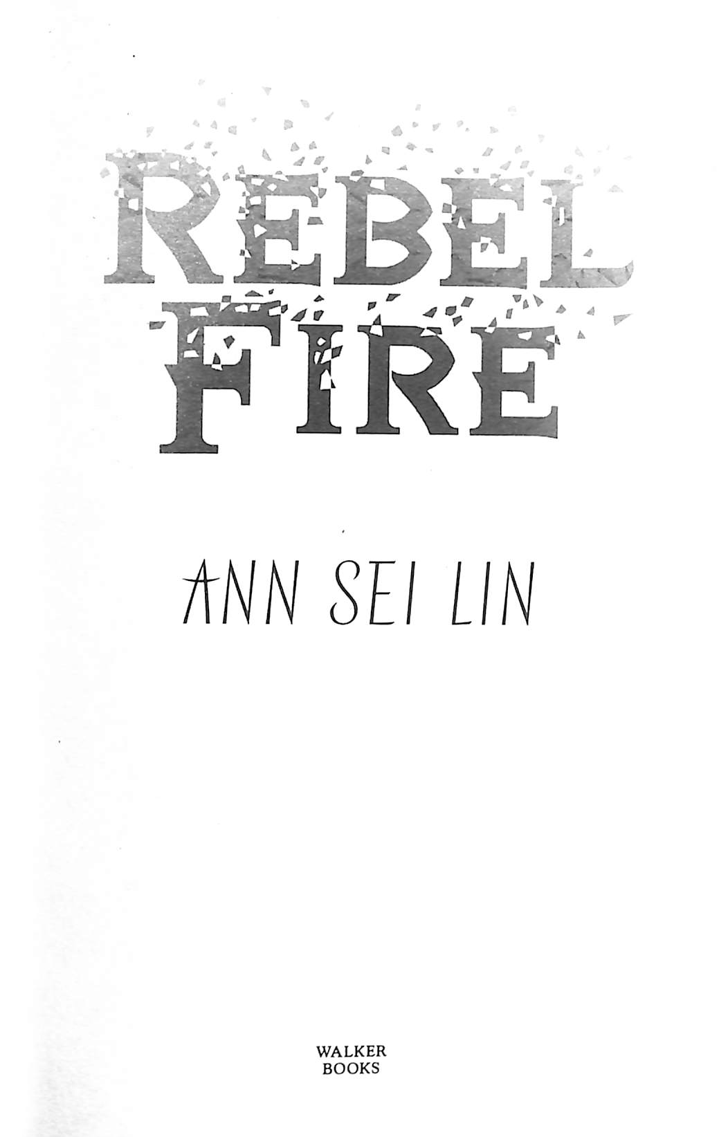 Rebel Fire by Lin, Ann Sei (9781406399608) | Browns Books