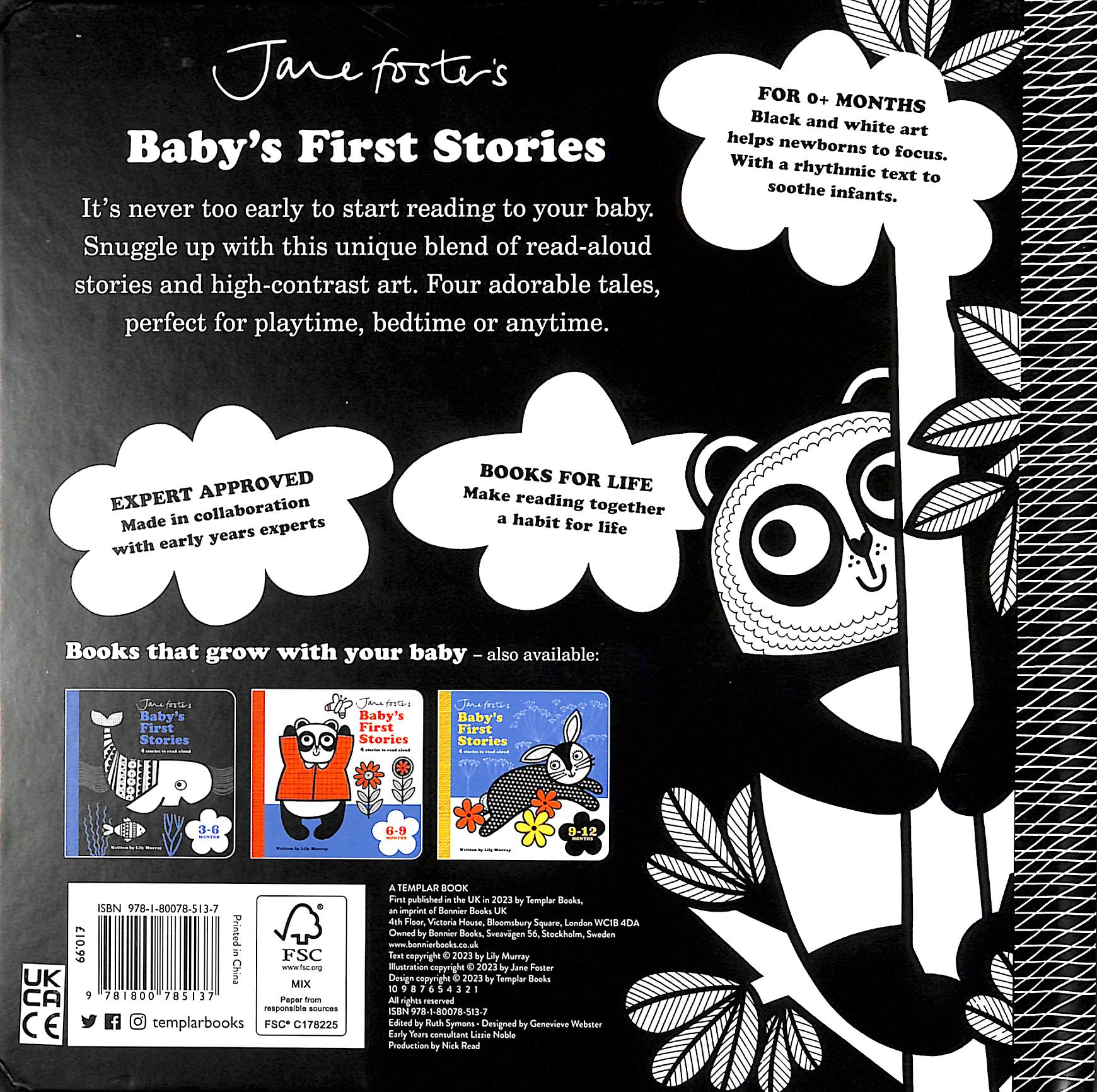 Jane Foster's Baby's First Stories: 0–3 months by Murray, Lily ...