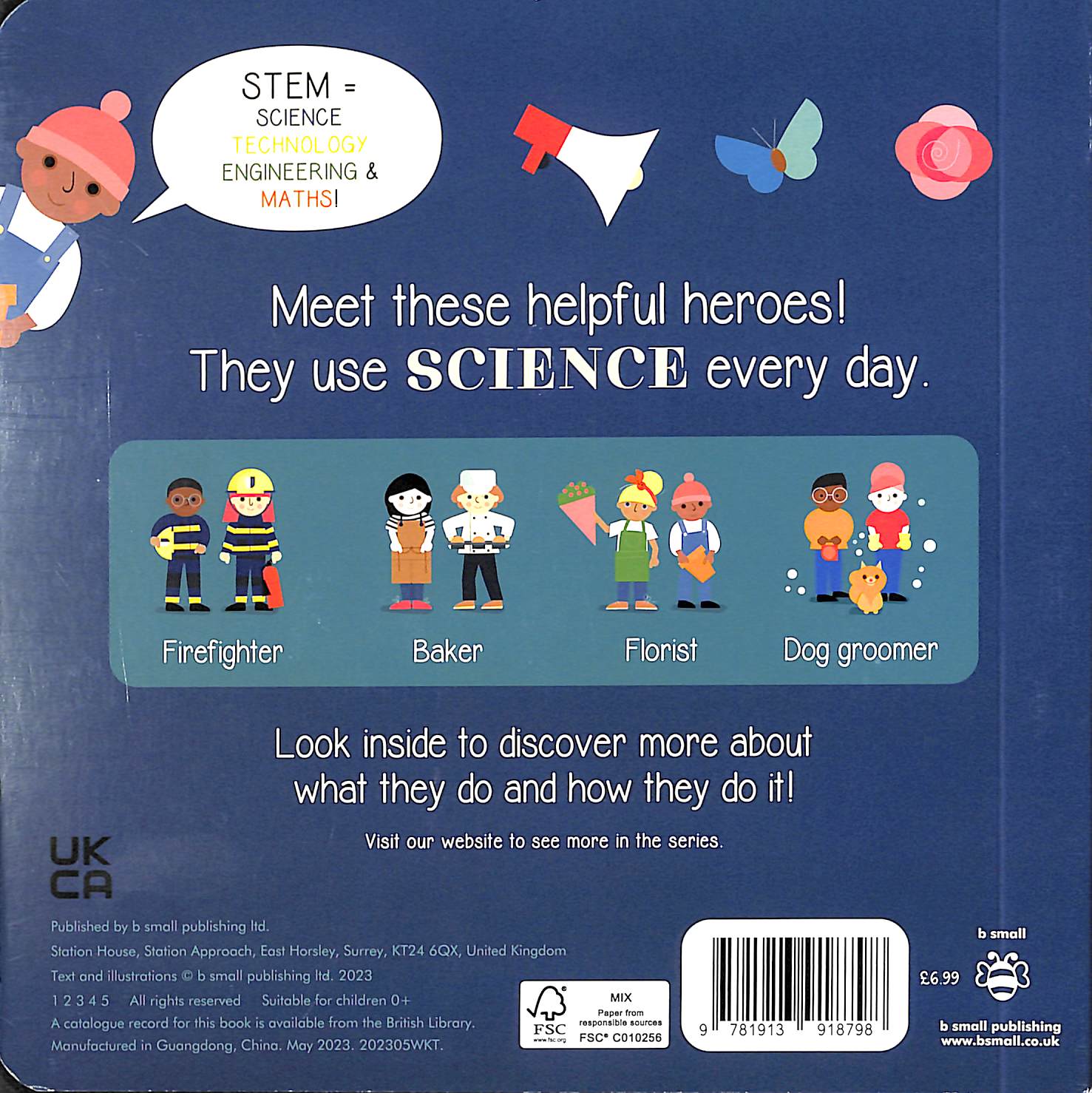We Use Science Board Book : Discover the Real-Life Stem in Everyday Jobs!