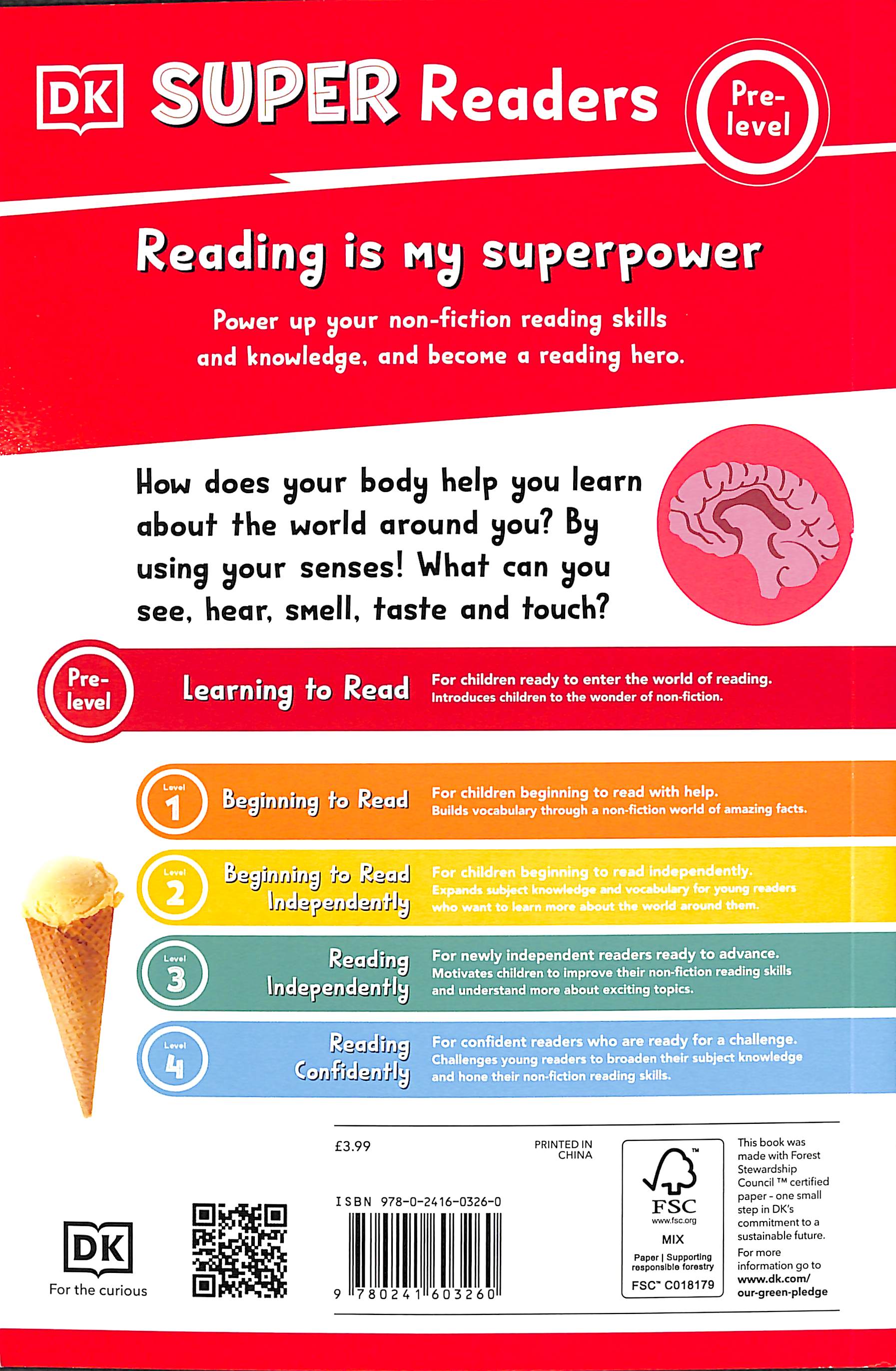 DK Super Readers Pre-Level Five Senses by DK (9780241603260) | Browns Books