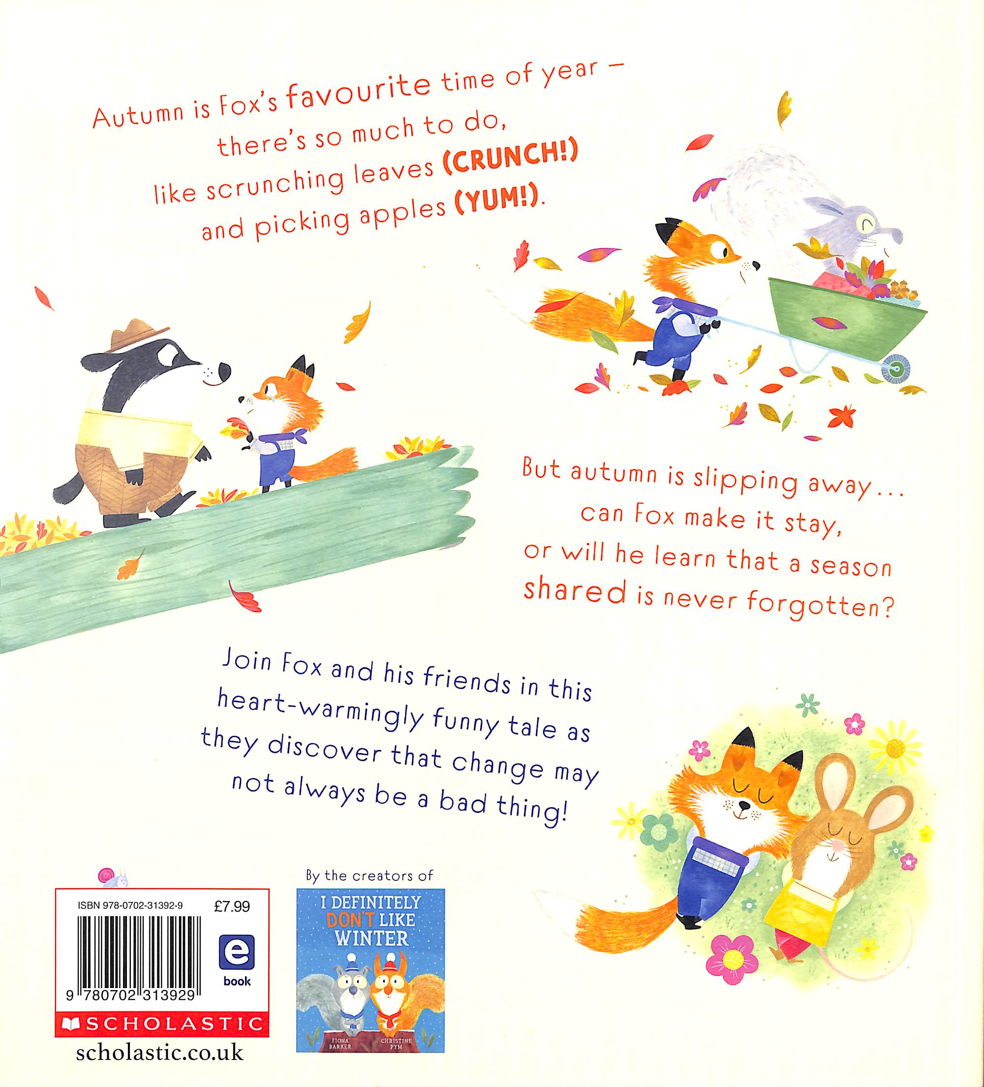 Fox's Favourite Autumn by Barker, Fiona (9780702313929) | Browns Books