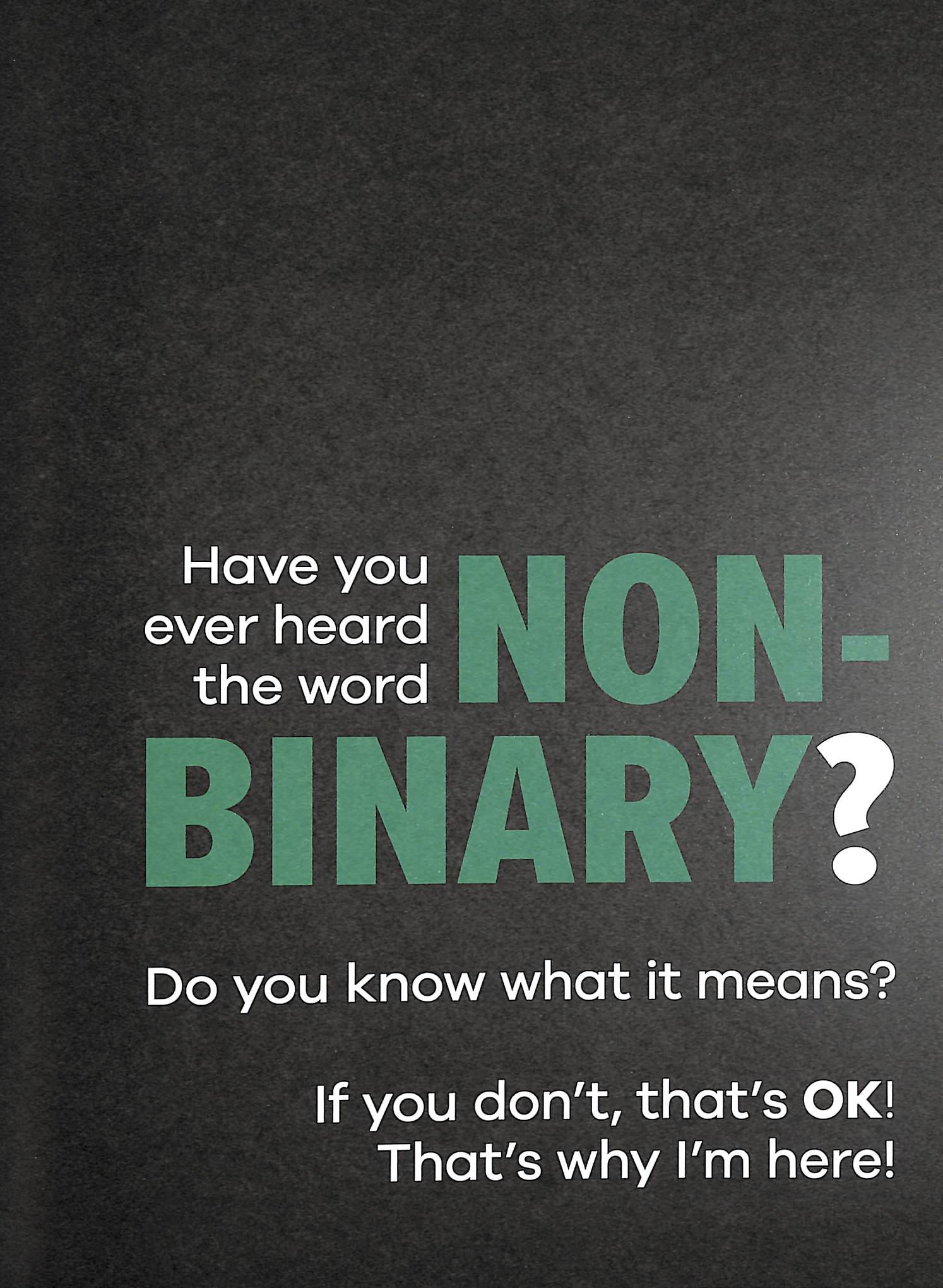 A kids book about being nonbinary