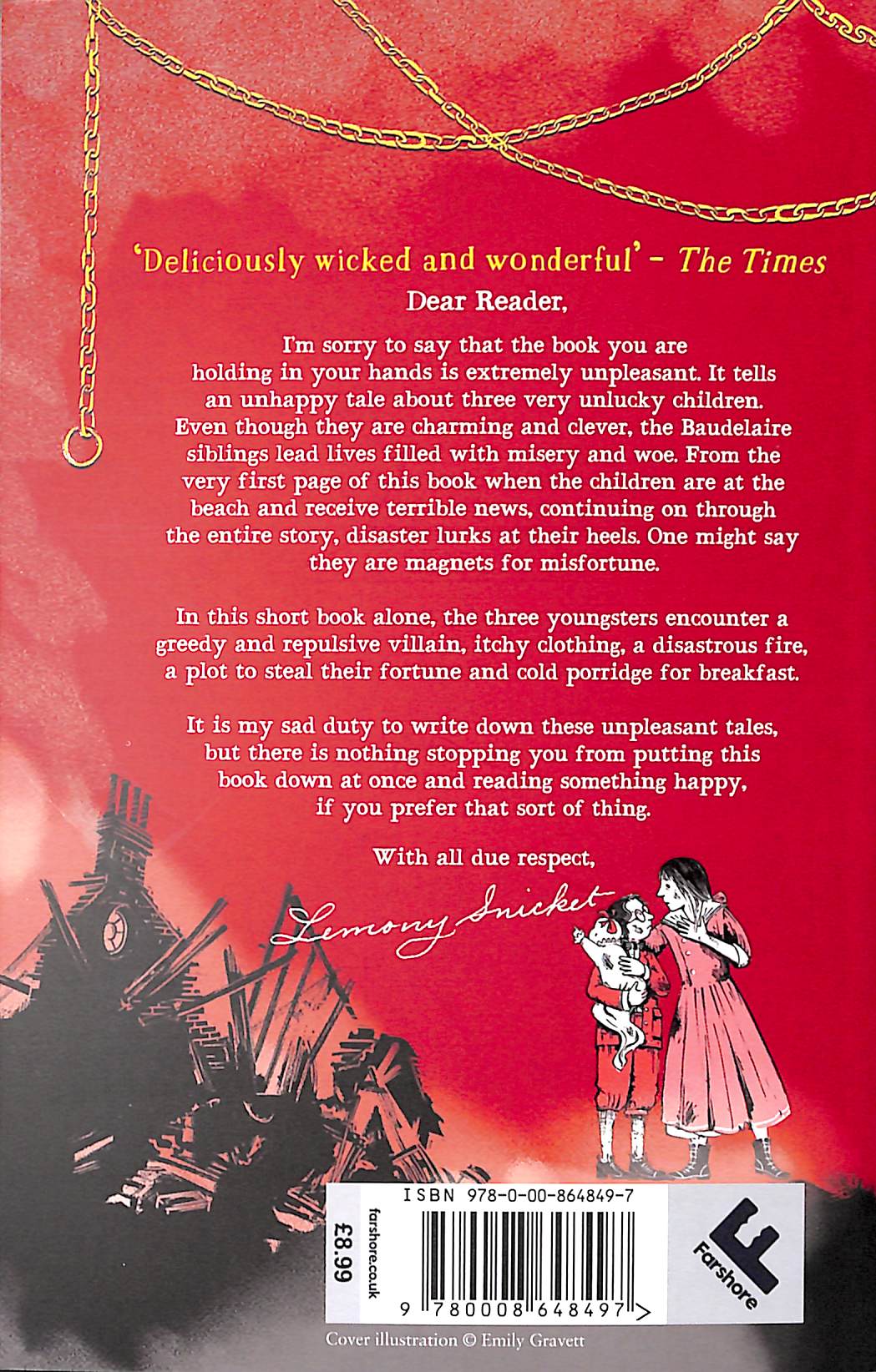 The Bad Beginning by Snicket, Lemony (9780008648497) | Browns Books