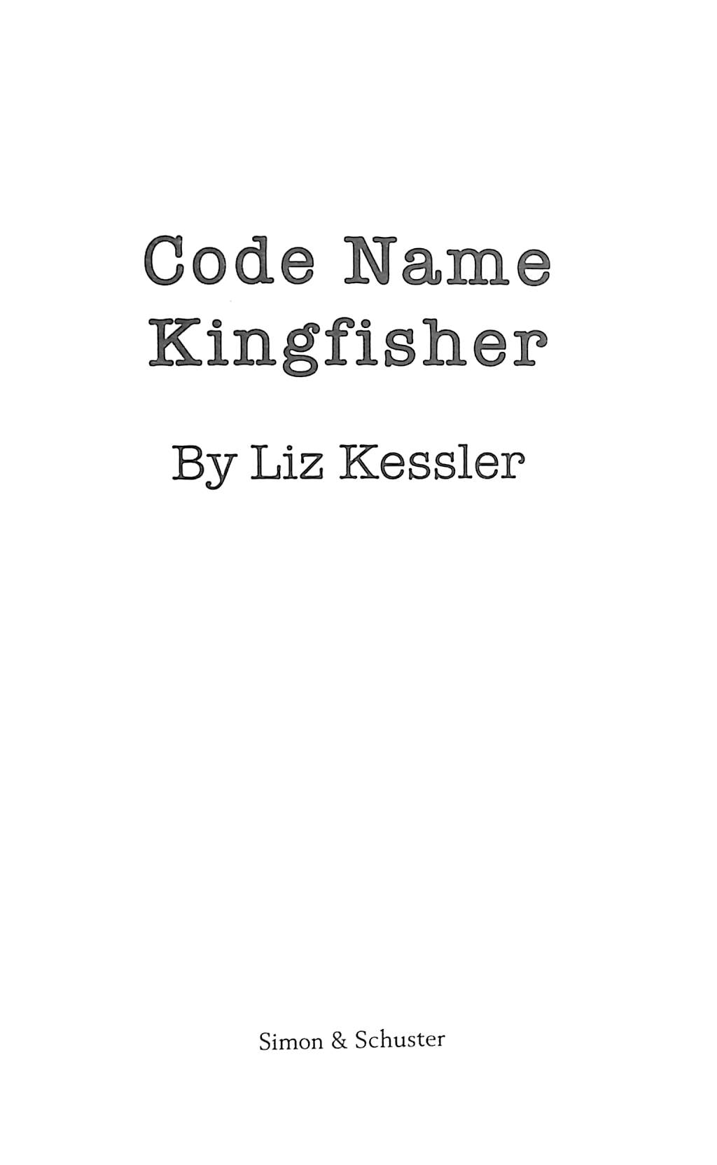 Code Name Kingfisher