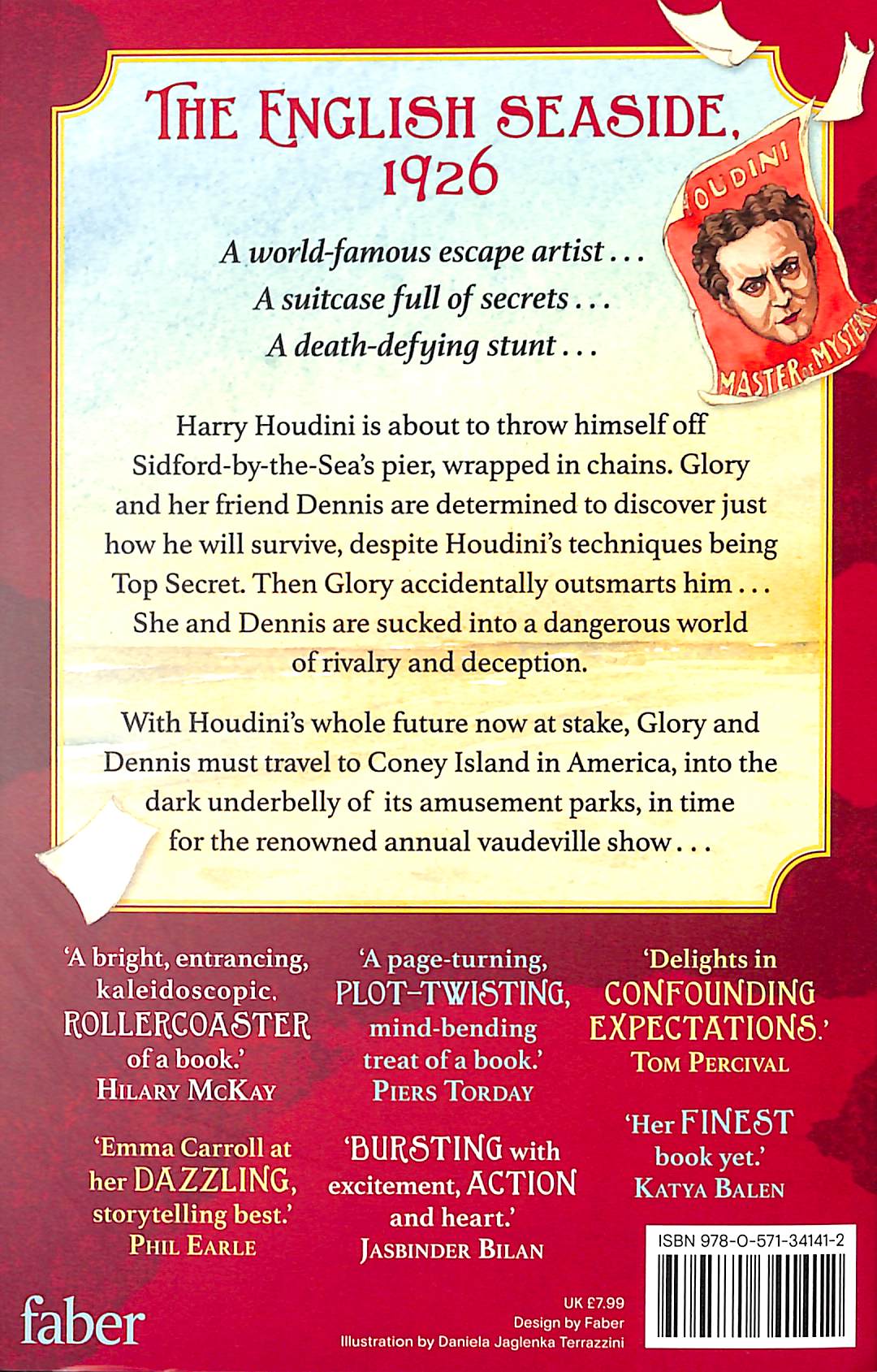 The Houdini Inheritance by Carroll, Emma (9780571341412) | Browns Books
