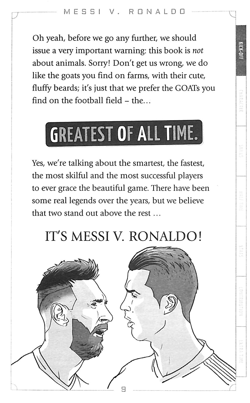 The Football GOAT: Messi v. Ronaldo by Burkett, Seth (9781529521023 ...