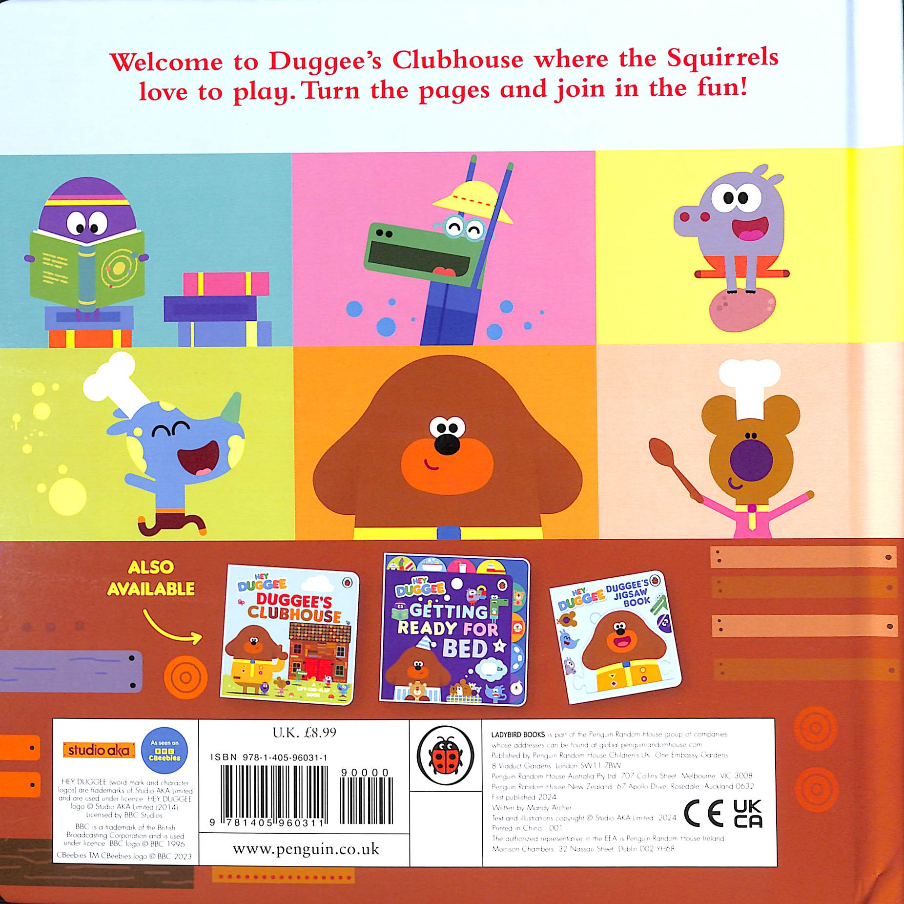 Hey Duggee: Duggee’s Squirrel Club Pop-Up by Hey Duggee (9781405960311 ...