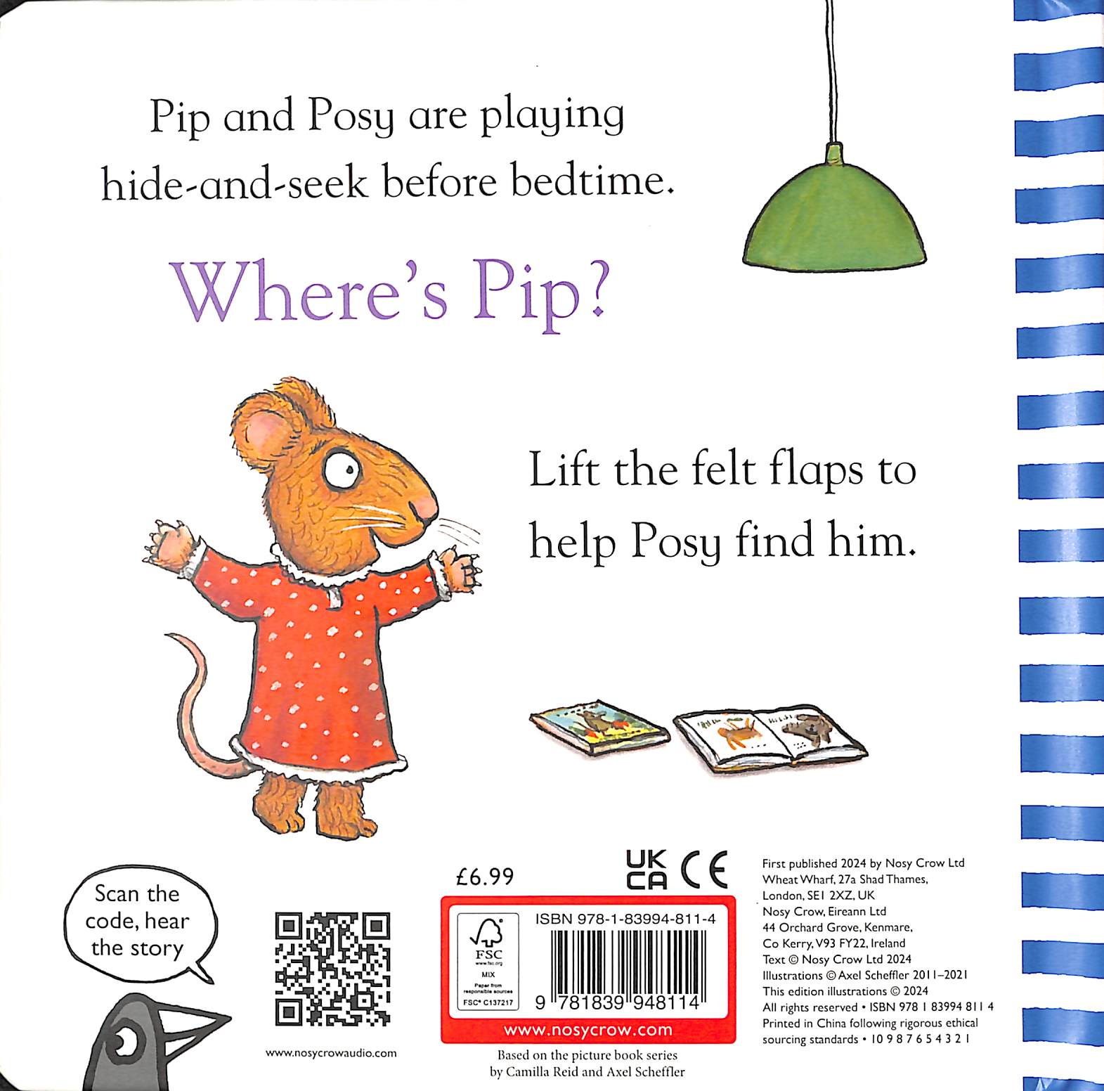 Pip and Posy, Where Are You? At Bedtime (A Felt Flaps Book) by Pip and ...