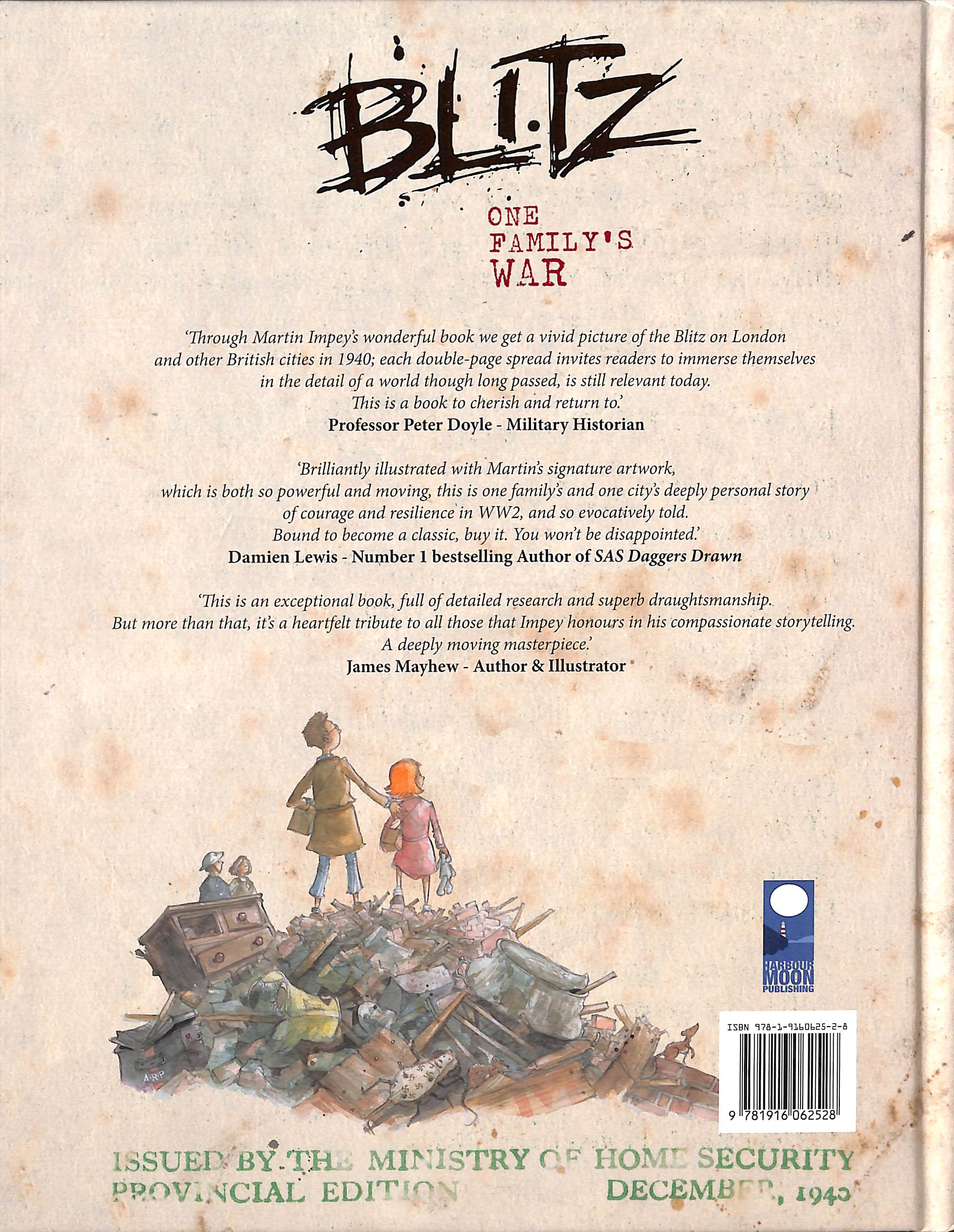 BLITZ One Family's War by Impey, Martin (9781916062528) | Browns Books