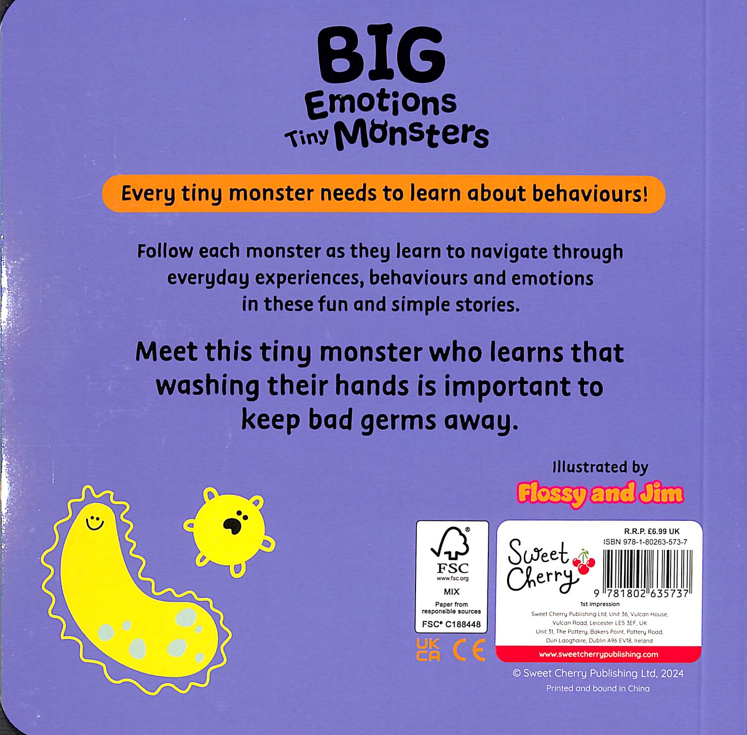 Tiny Monsters Wash Their Hands by Red (9781802635737) | Browns Books