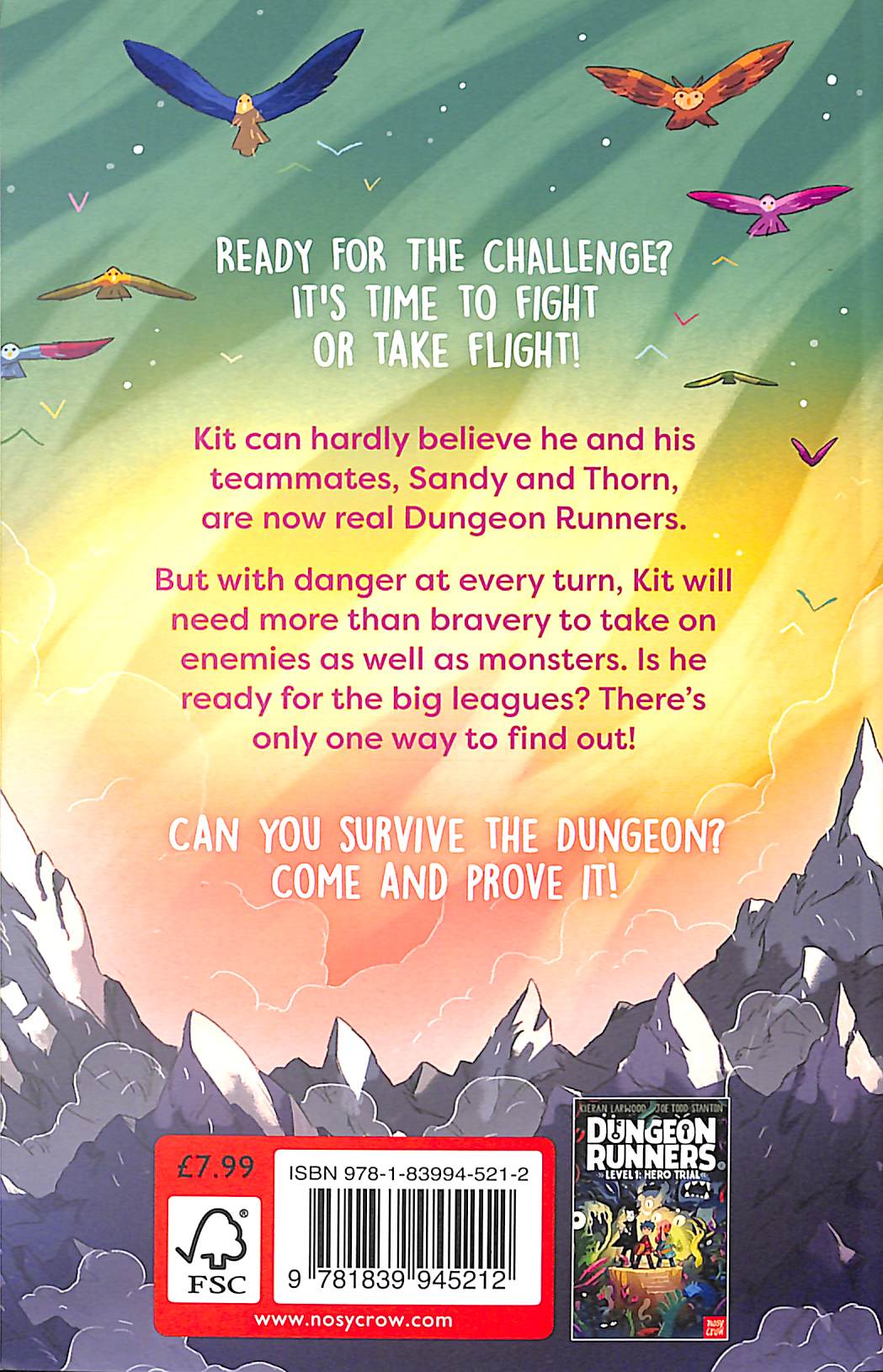 Dungeon Runners: Sky Battles by Larwood, Kieran (9781839945212 ...