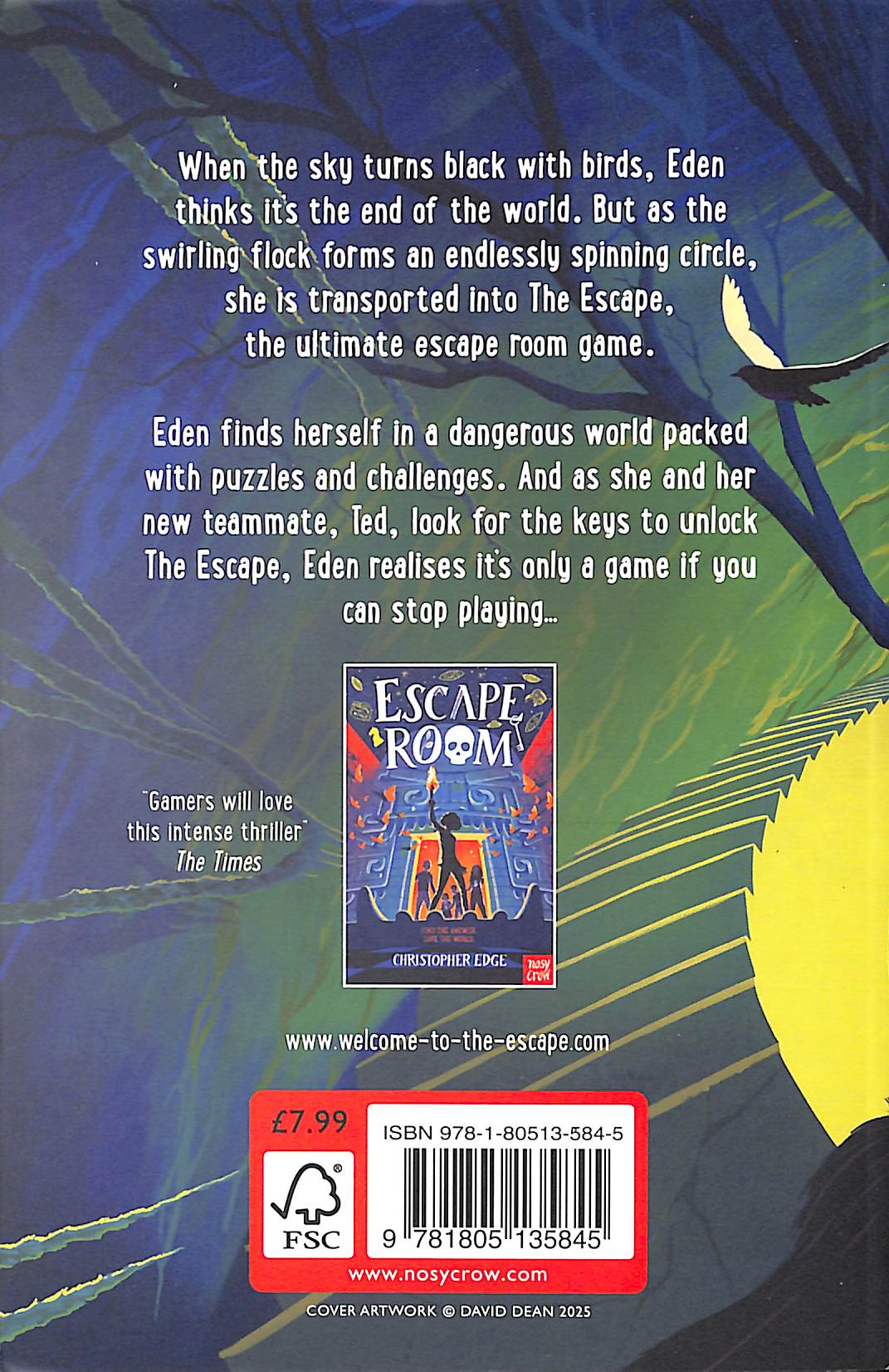 Escape Room: Game Zero by Edge, Christopher (9781805135845) | Browns Books