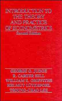 Introduction to the Theory and Practice of Econometrics by Griffiths, W ...