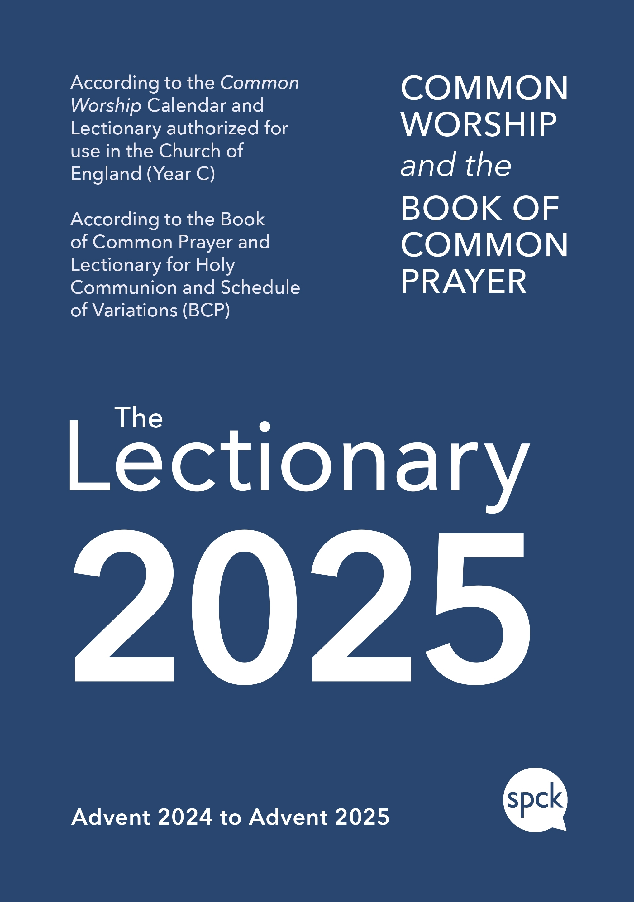 Common Worship Lectionary 2025 by SPCK (9780281090563) | Browns Books