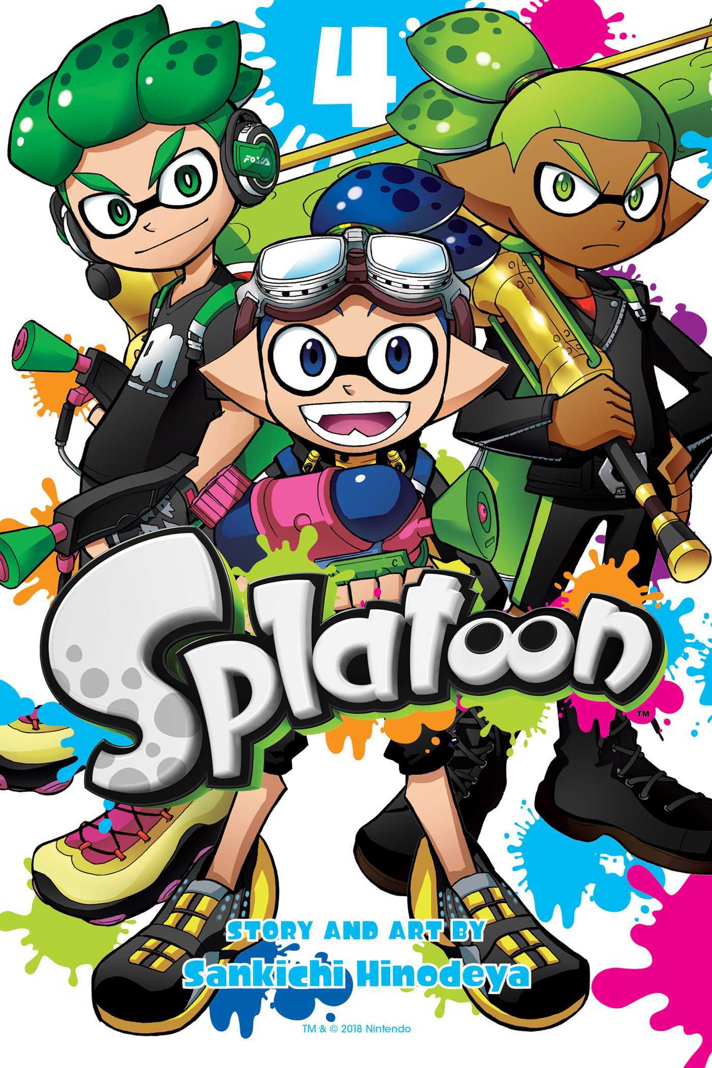 Splatoon, Vol. 4 by Hinodeya, Sankichi (9781974701865) | Browns Books