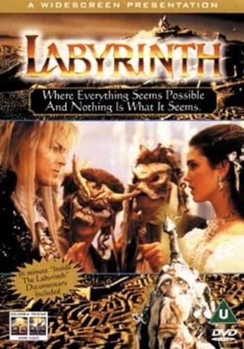 Labyrinth DVD (1999) David Bowie, Henson (DIR) cert U FREE Shipping ...