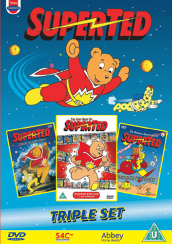 SuperTed Triple DVD (2005) Derek Griffiths cert U 3 discs FREE Shipping ...